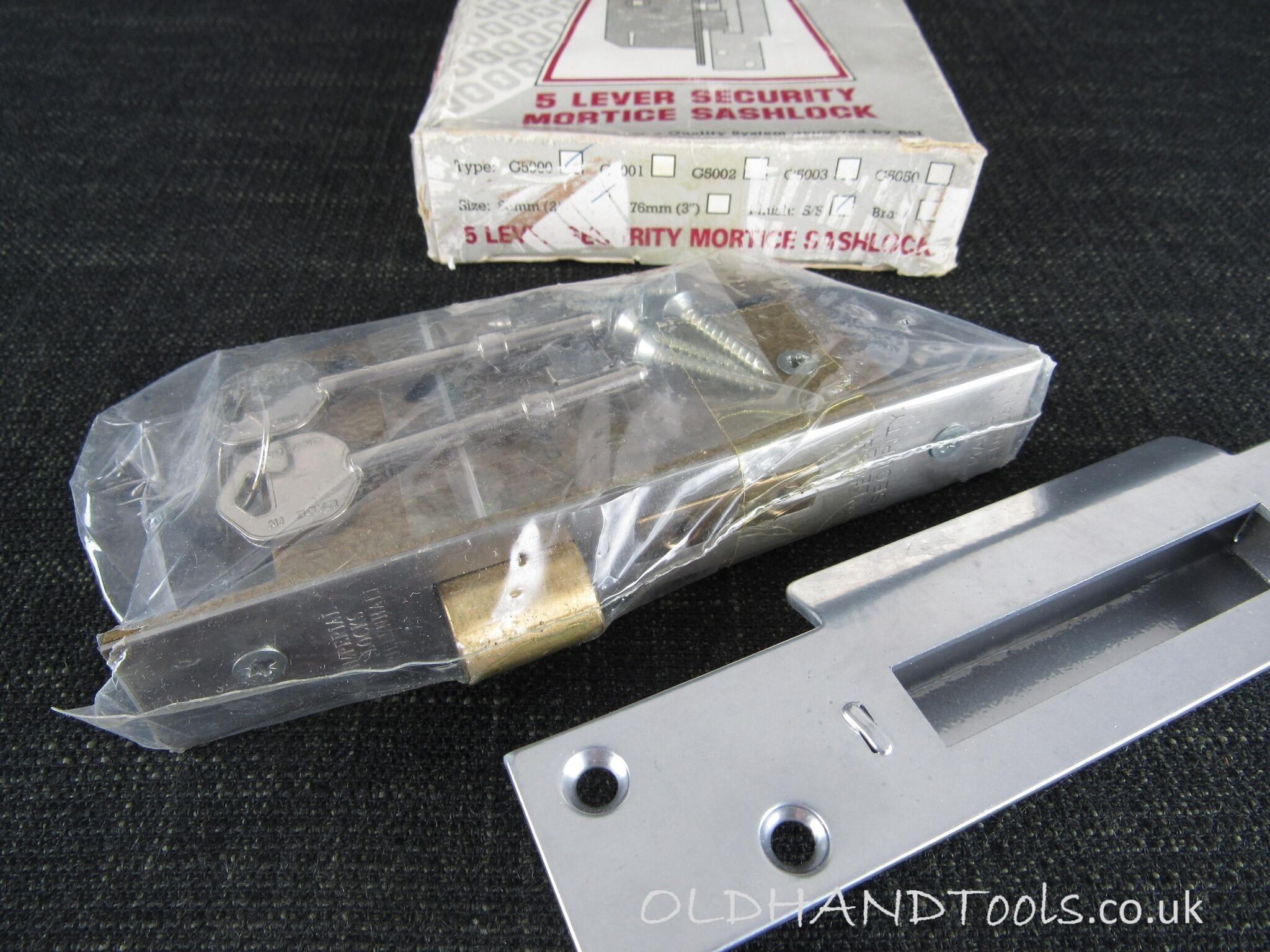 IMPERIAL LOCKS 5 Lever Security Mortice Sashlock - New Old Stock *SOLD*