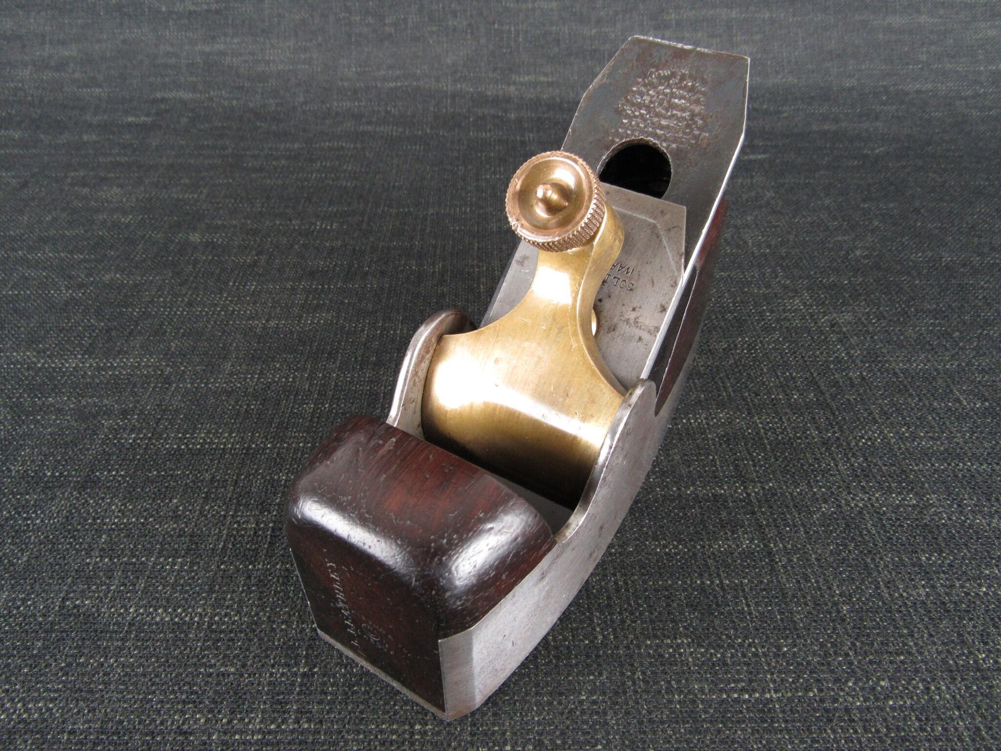 MATHIESON Dovetailed Infill Smoothing Plane Made by NORRIS - With an ...