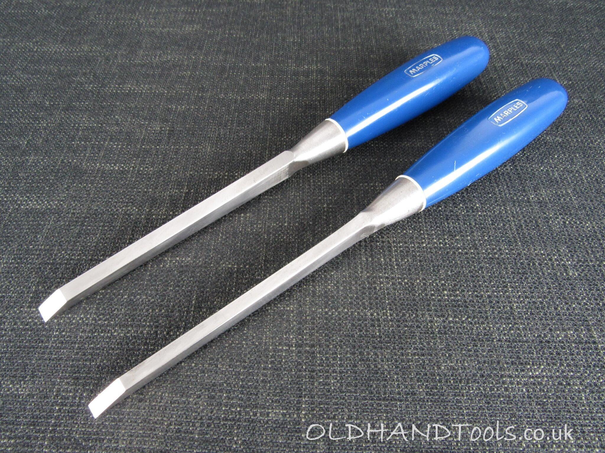 2 MARPLES Blue Chip Mortice Chisels - M733 *SOLD*