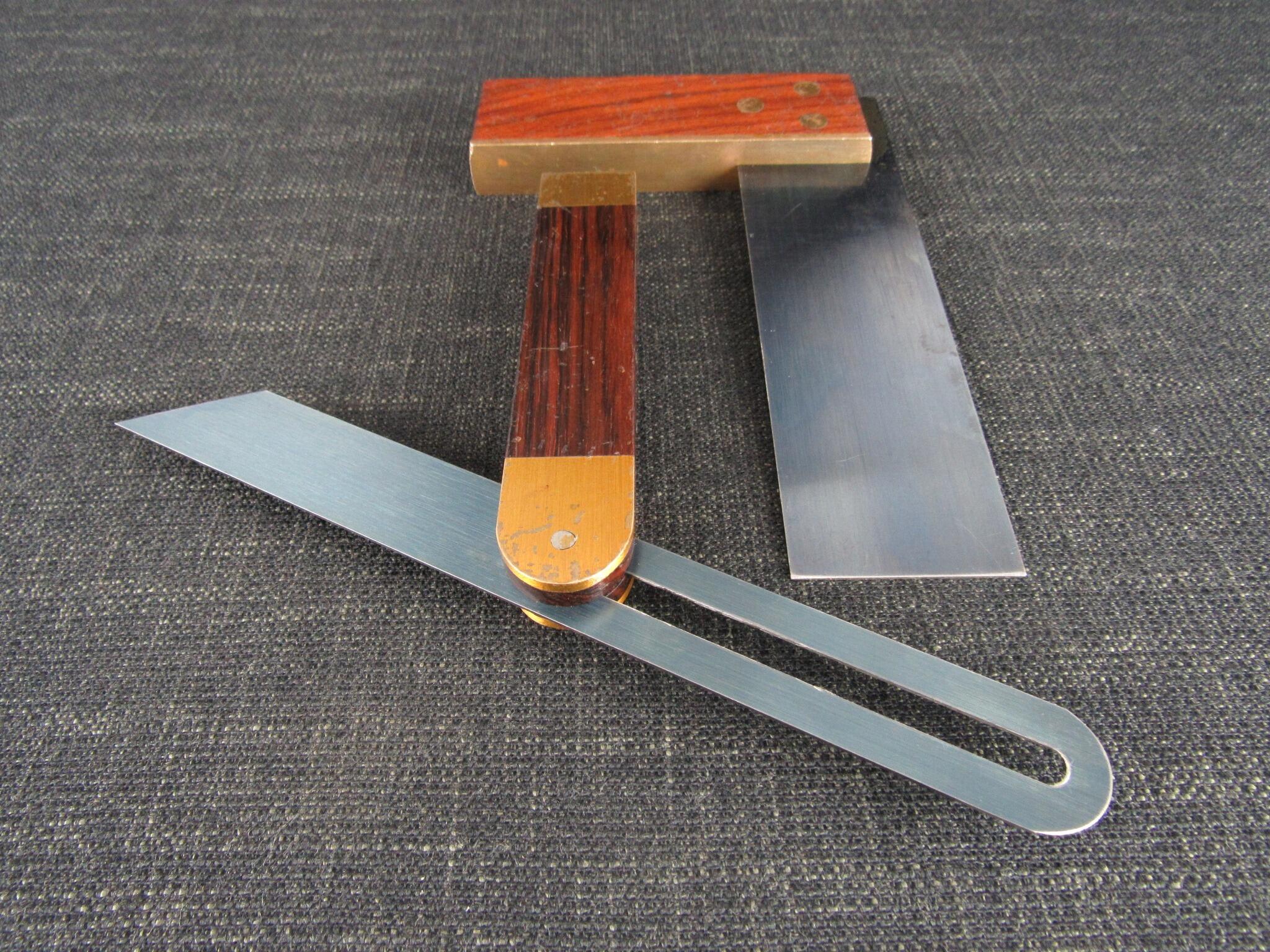 WH CLAY Sliding Bevel & Try Square