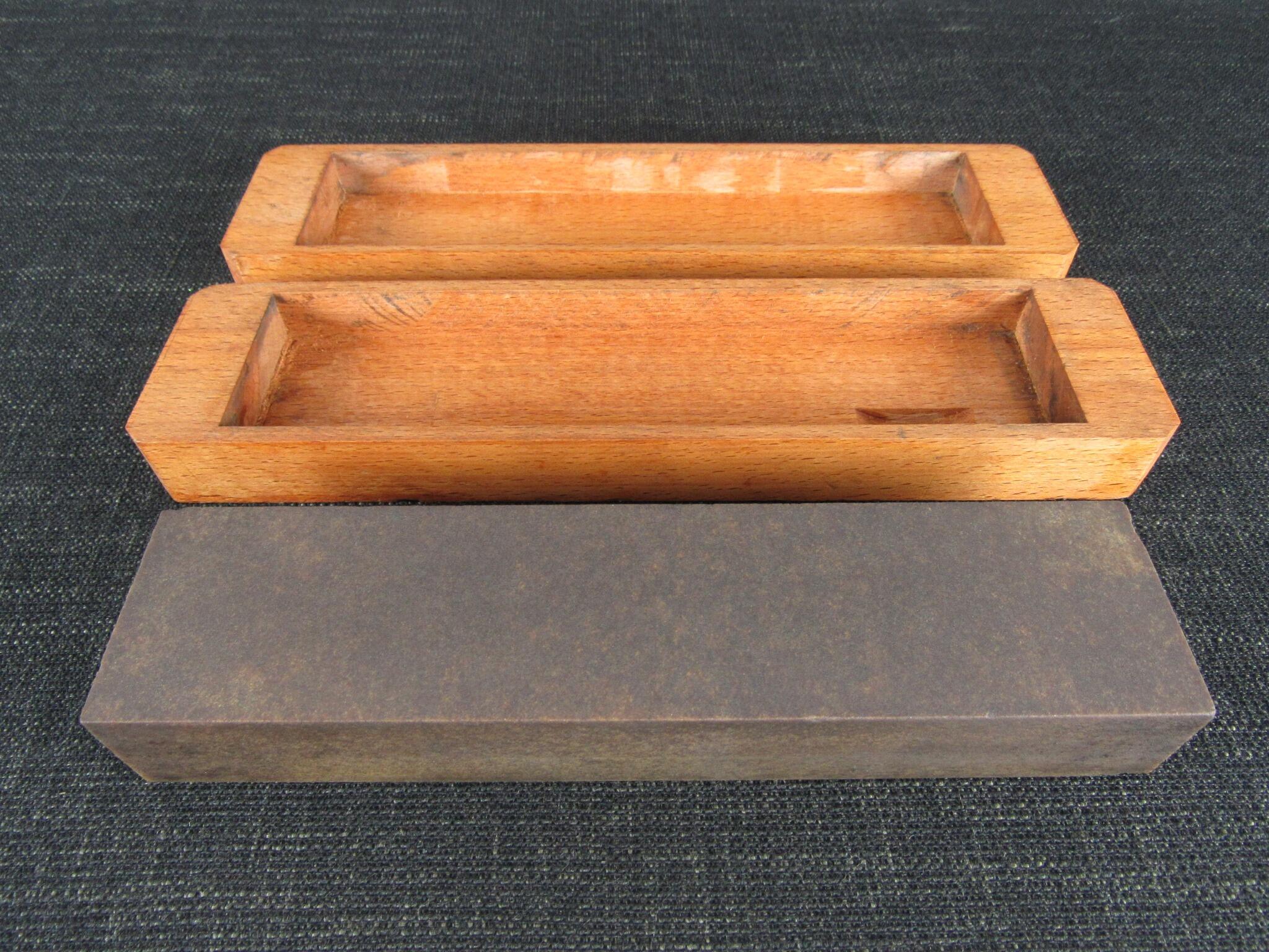 Large Vintage WASHITA Oilstone - Sharpening Stone in Wooden Box *SOLD*
