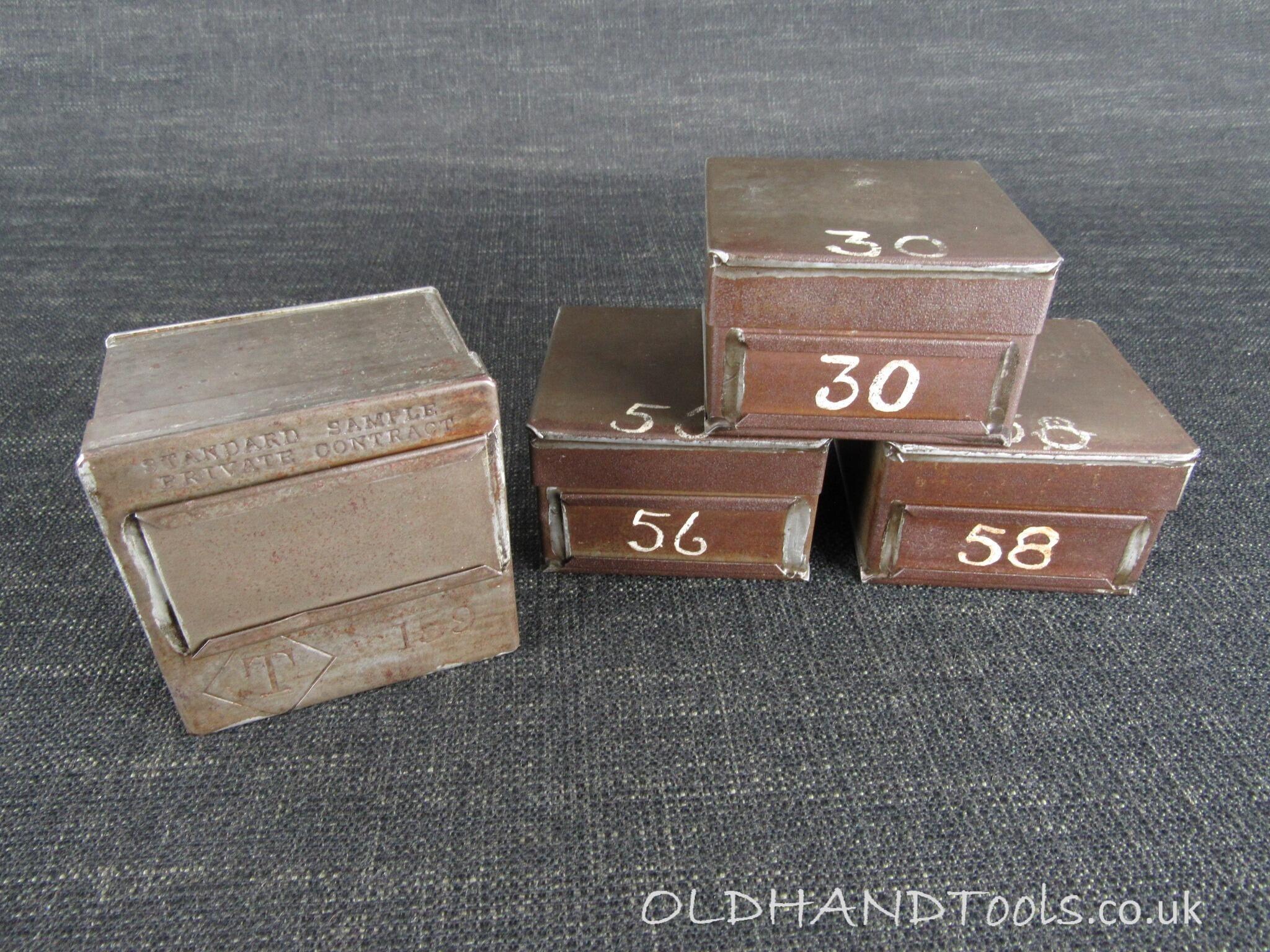4 Metal Storage Boxes - Standard Sample Private Contract