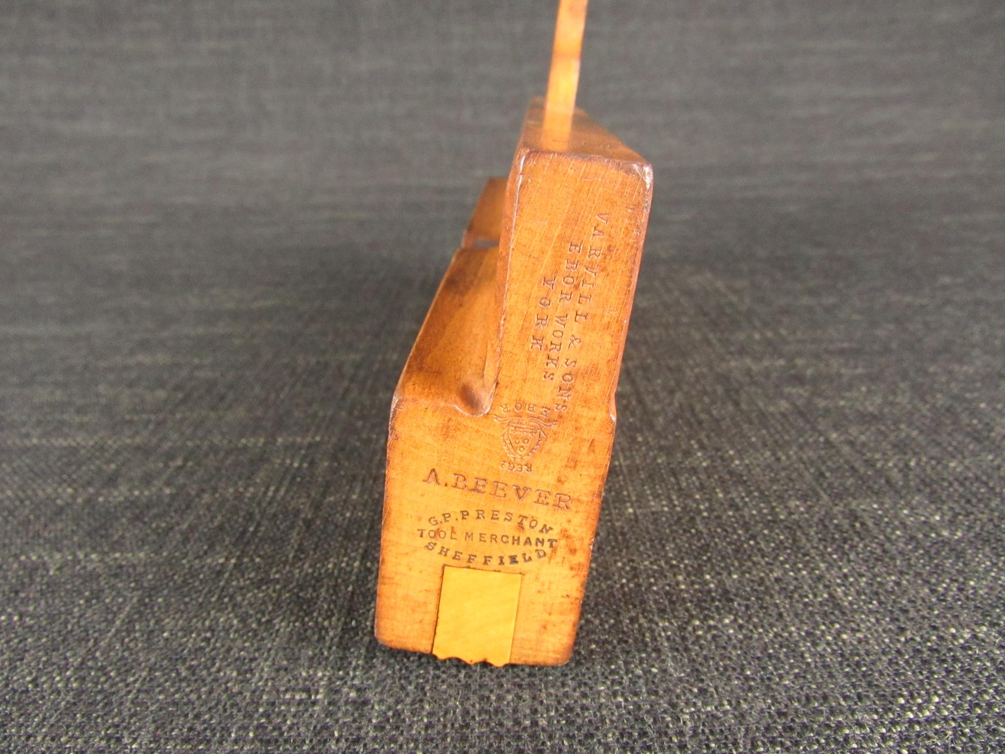 VARVILL Double Reed Moulding Plane for GP PRESTON *SOLD*