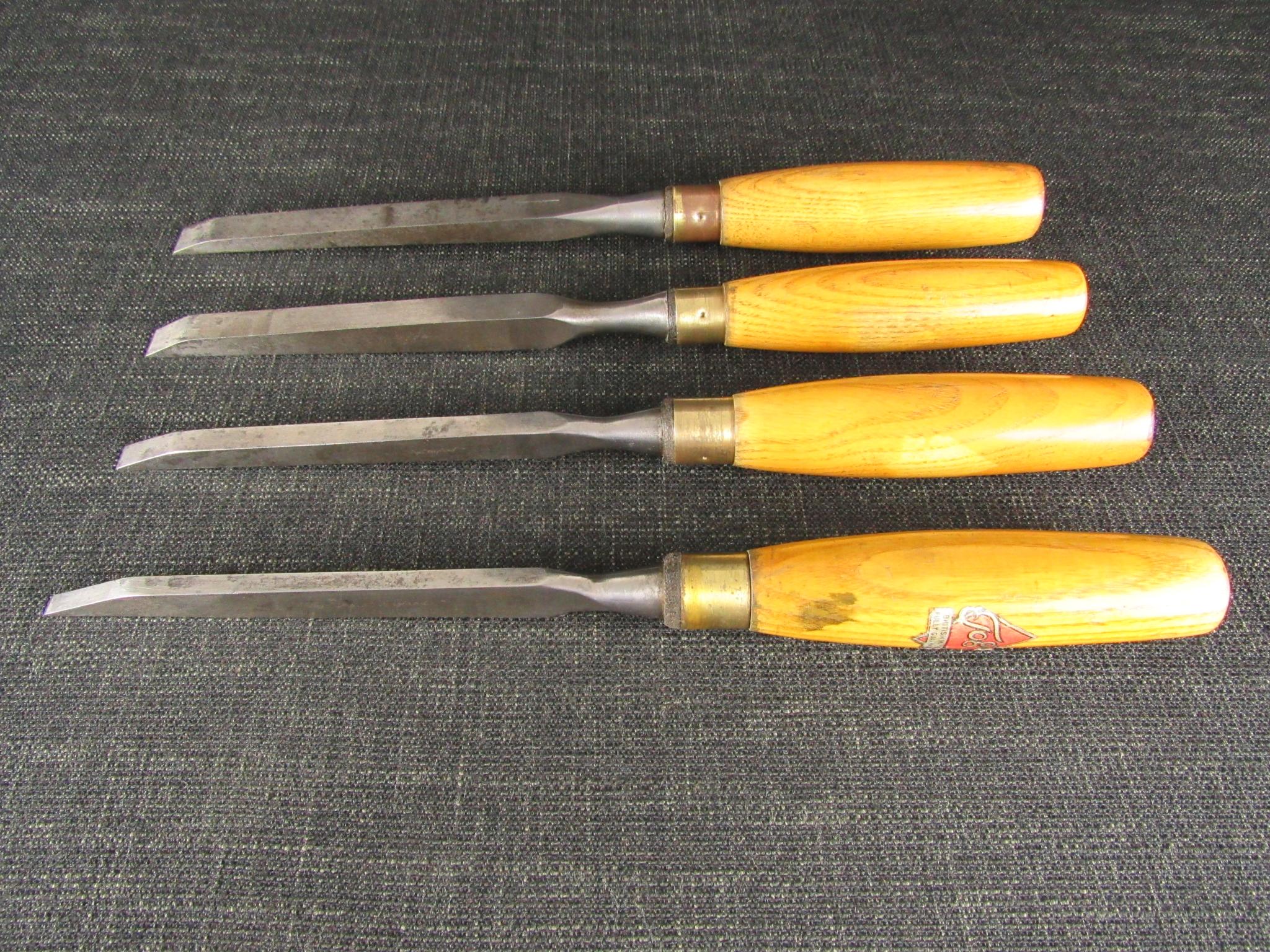 Set of 4 TOGA Mortice Chisels *SOLD*
