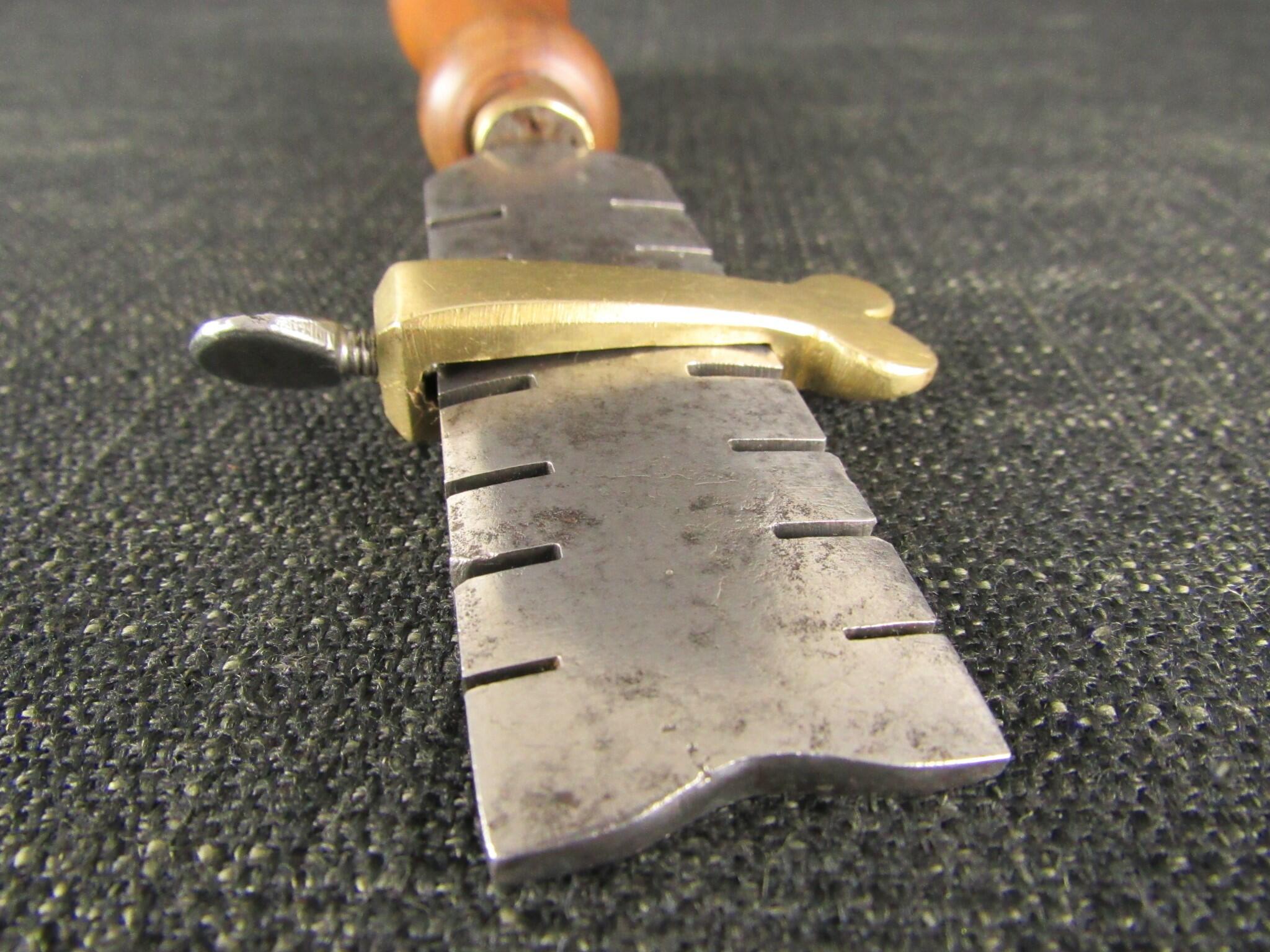 Vintage Gate Type Saw Set with Brass Gauge *SOLD*