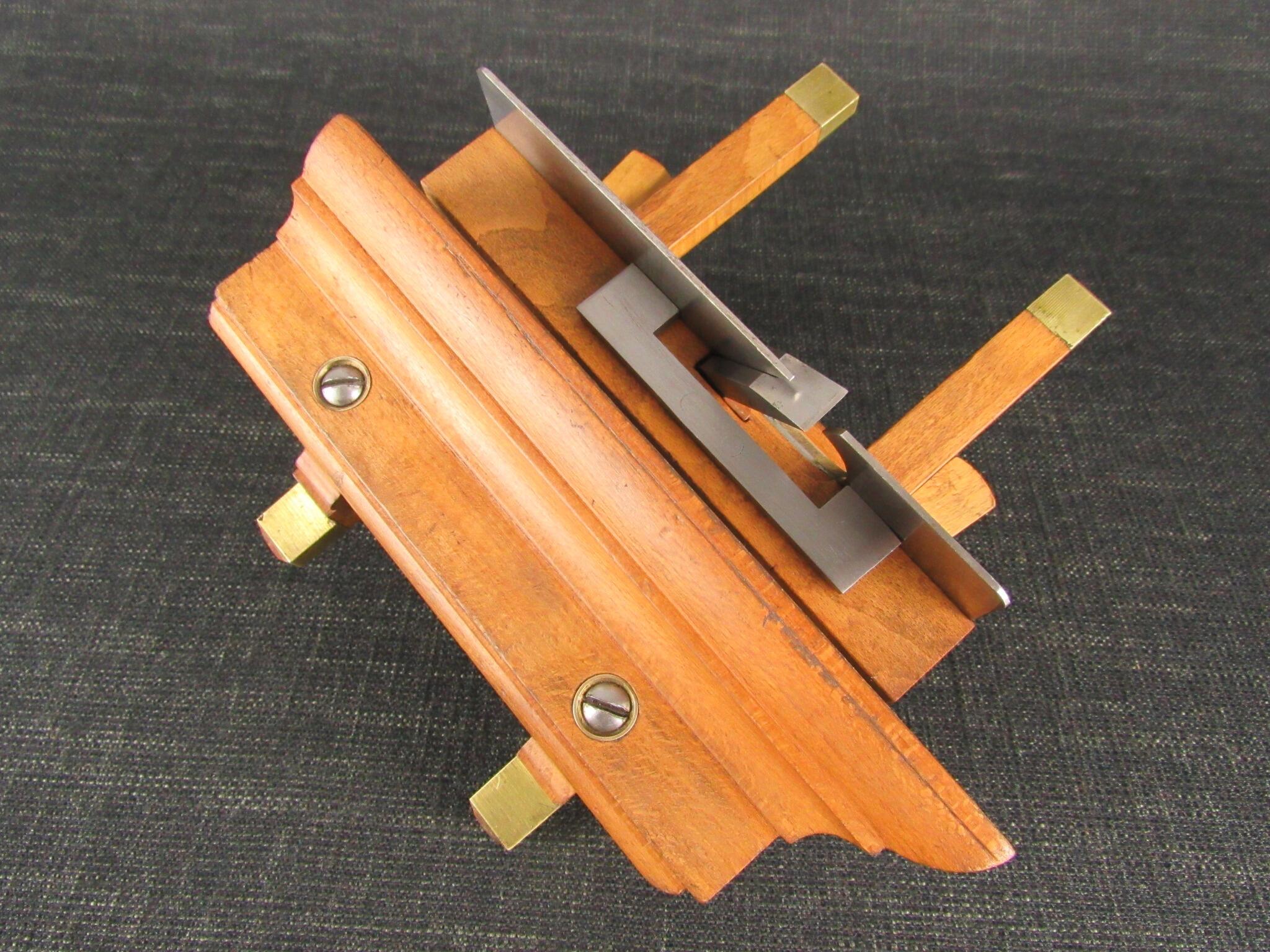 GREENSLADE Wooden Plough Plane with Irons *SOLD*