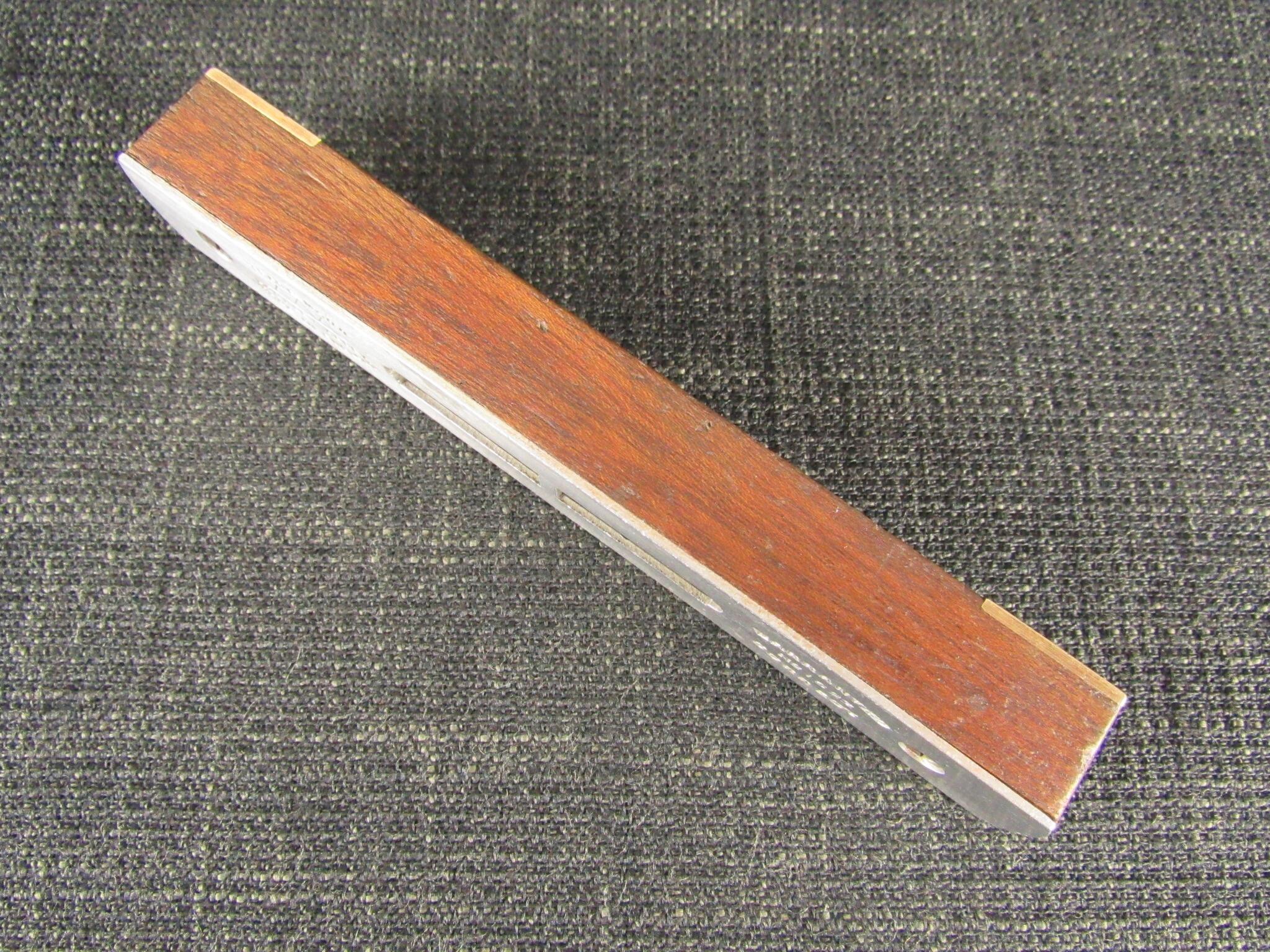 Unusual 6 inch RABONE 1622 Spirit Level with Alloy Top Plate *SOLD*