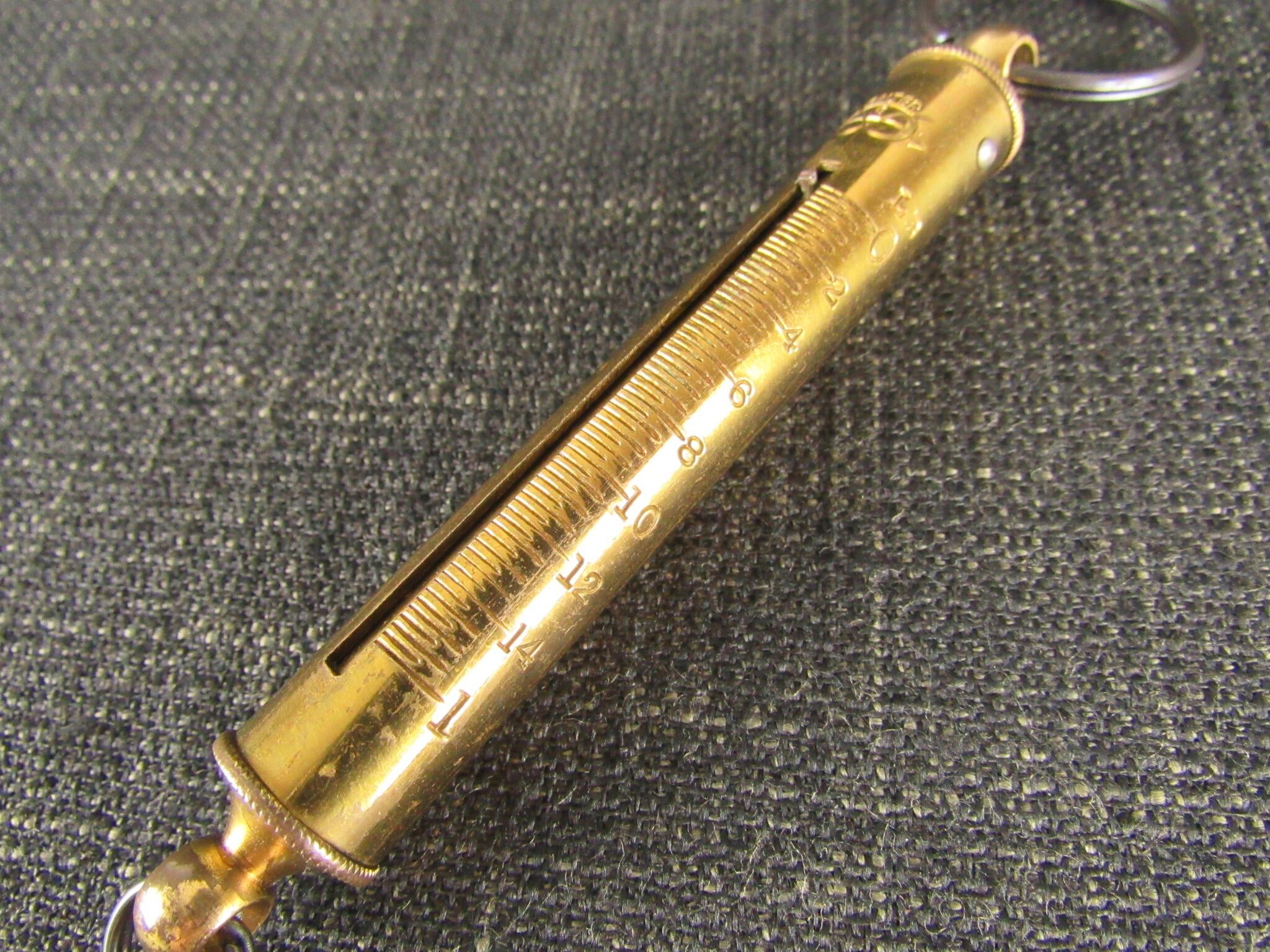 Small 1lb SALTER Brass Spring Balance Scale *SOLD*