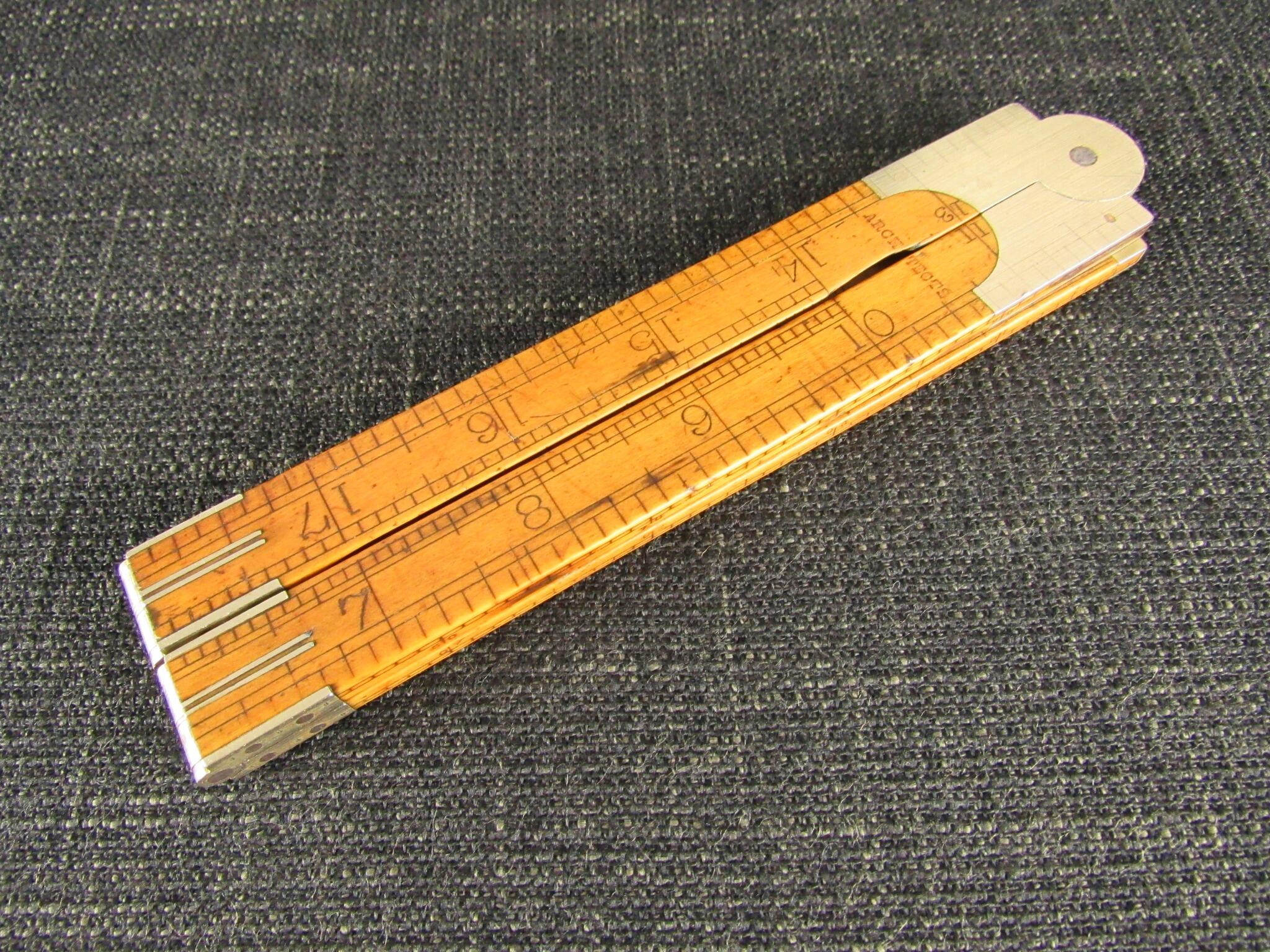 PRESTON Boxwood Architects Rule with German Silver Mounts - 2 foot 4 ...