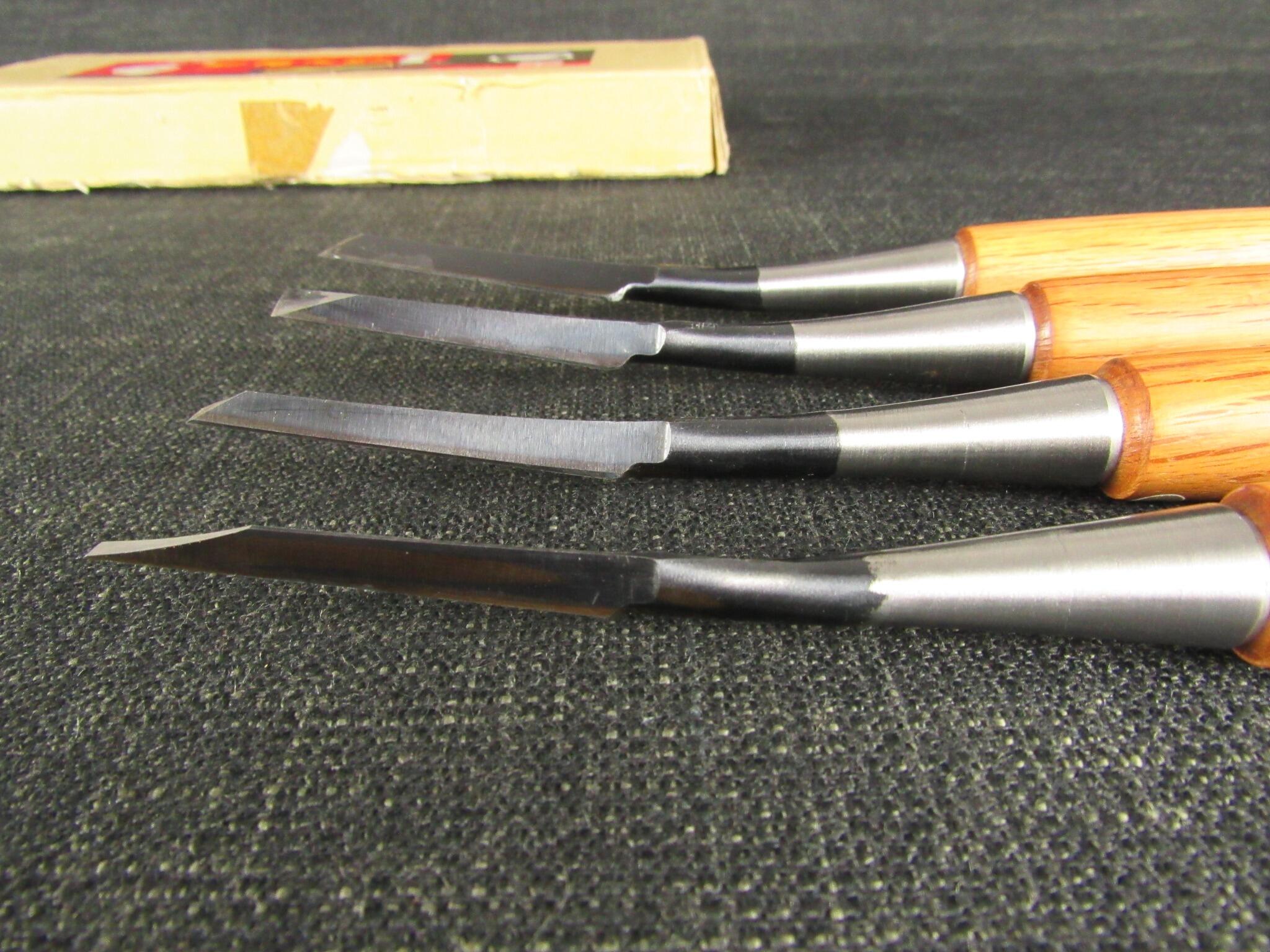 Set of 4 Japanese Chisels - Oyama City *SOLD*