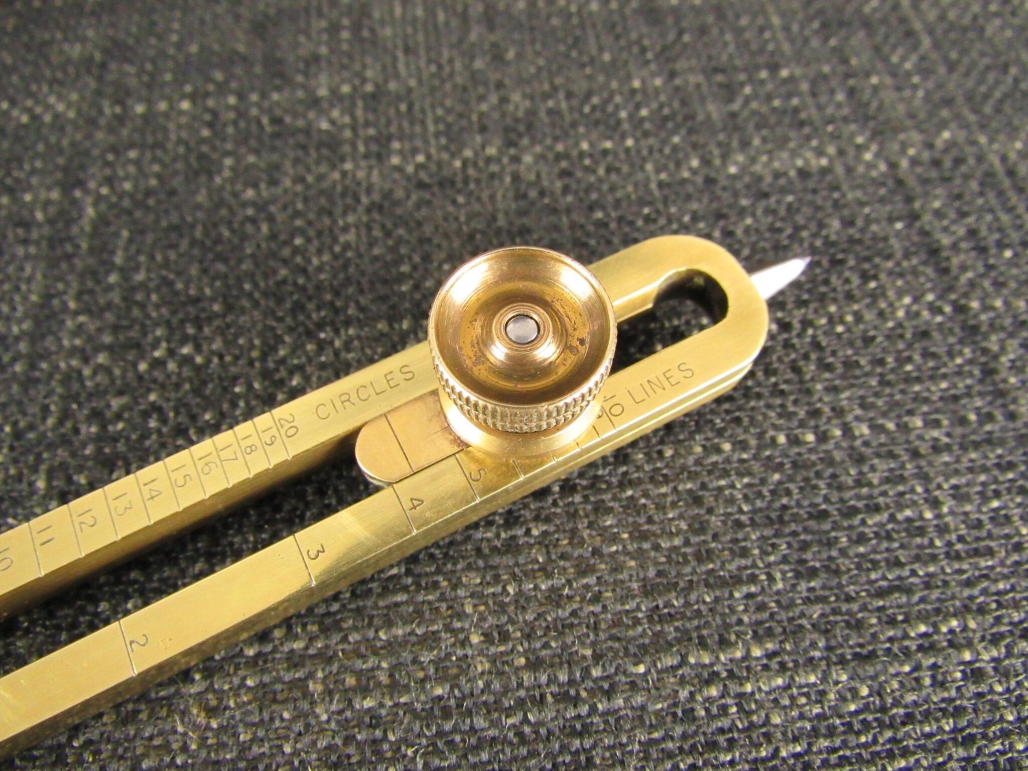 RJ HOPGOOD Proportional Dividers with Broad Arrow Mark *SOLD*