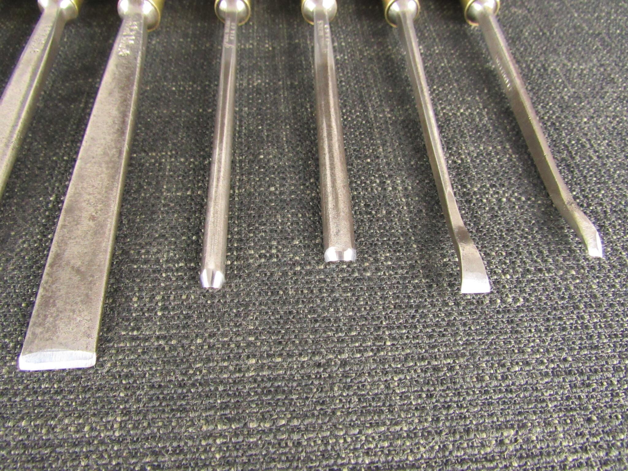 Set of 11 Antique JB ADDIS Carving Tools - 9 Prize Medals *SOLD*