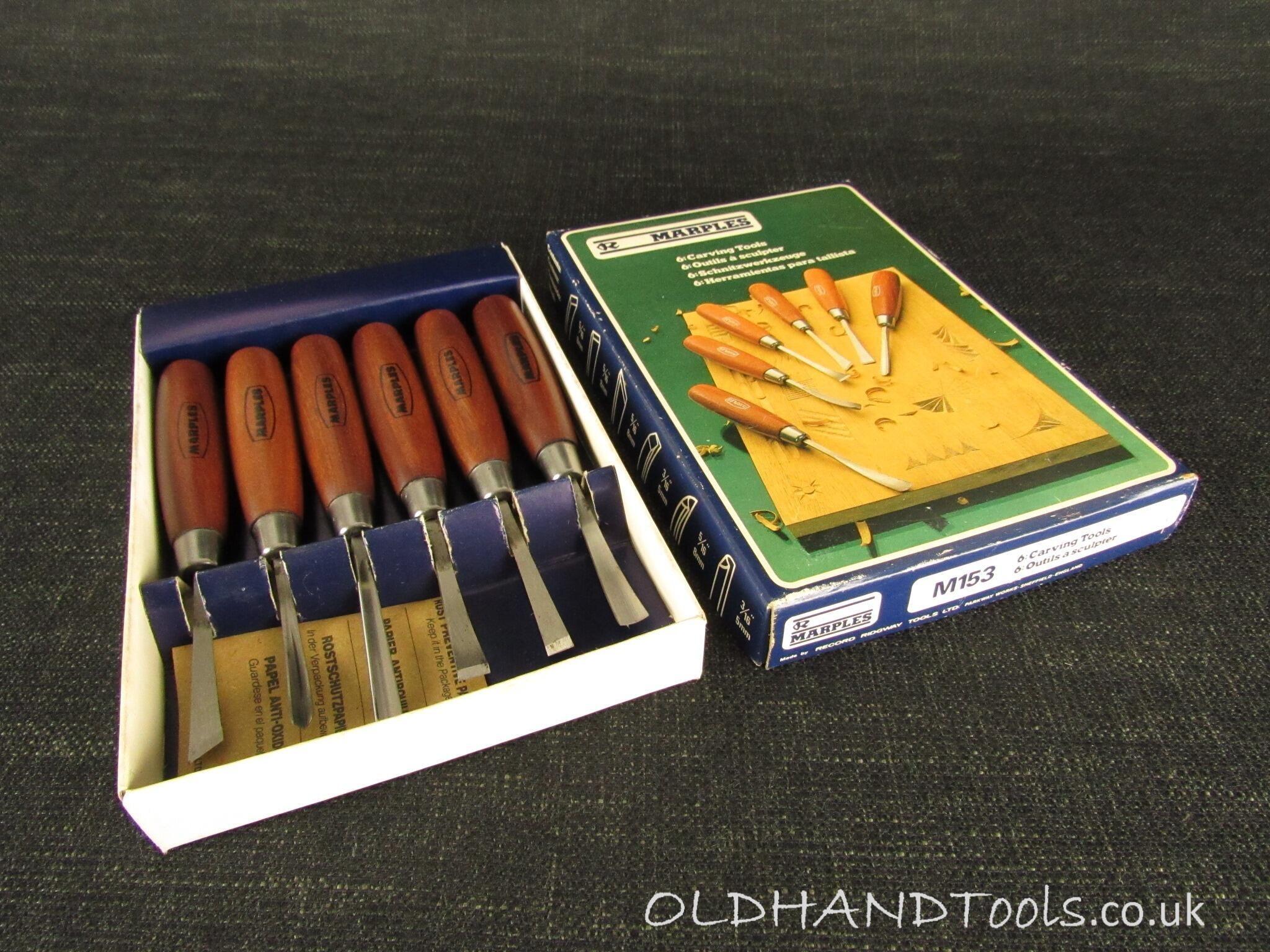 Set of 6 MARPLES M153 Carving Tools *SOLD*