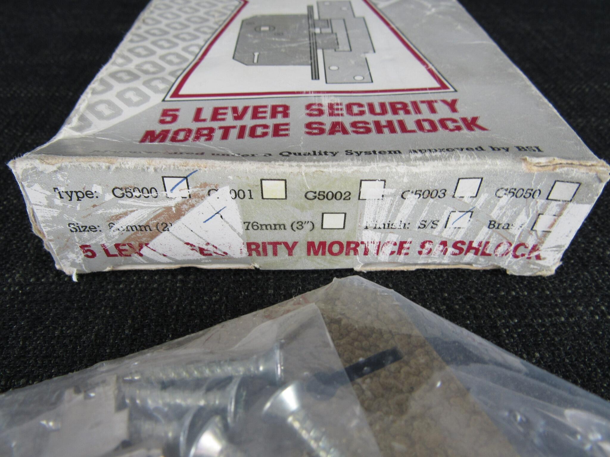 IMPERIAL LOCKS 5 Lever Security Mortice Sashlock - New Old Stock *SOLD*