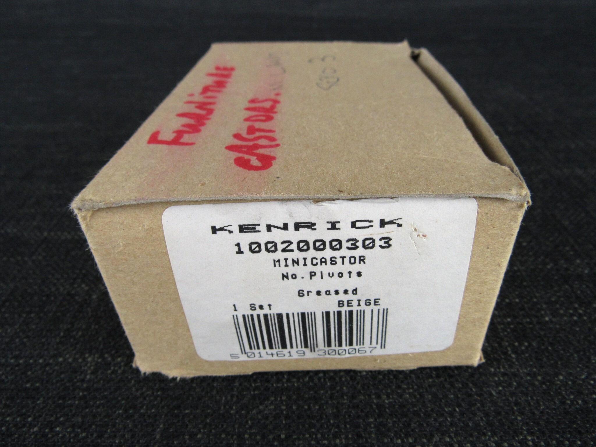Set of 4 Vintage KENRICK SHEPHERD Mini Castors - 2 inch