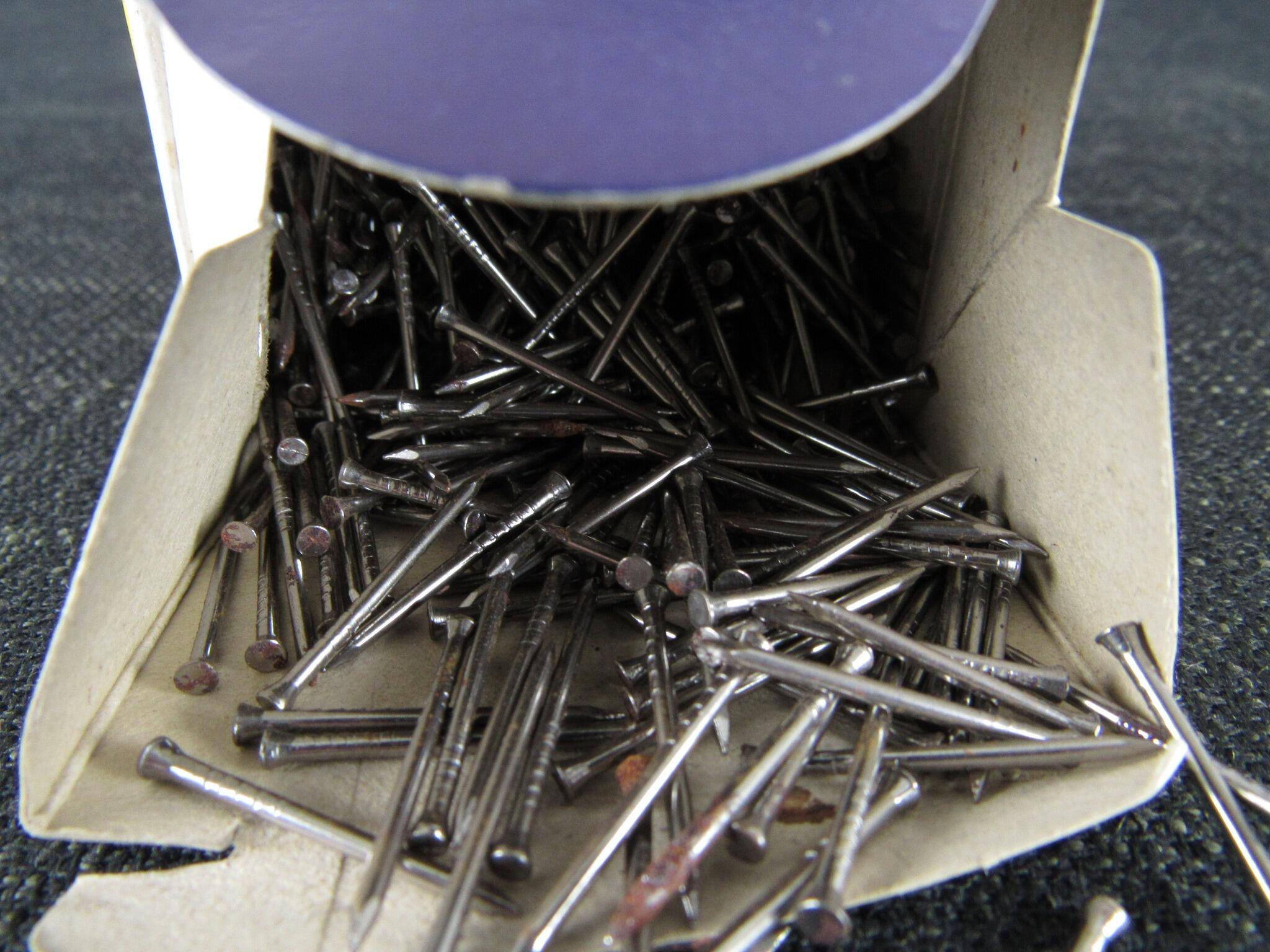 500g Box of CHALLENGE 25mm Panel Pins - New Old Stock *SOLD*