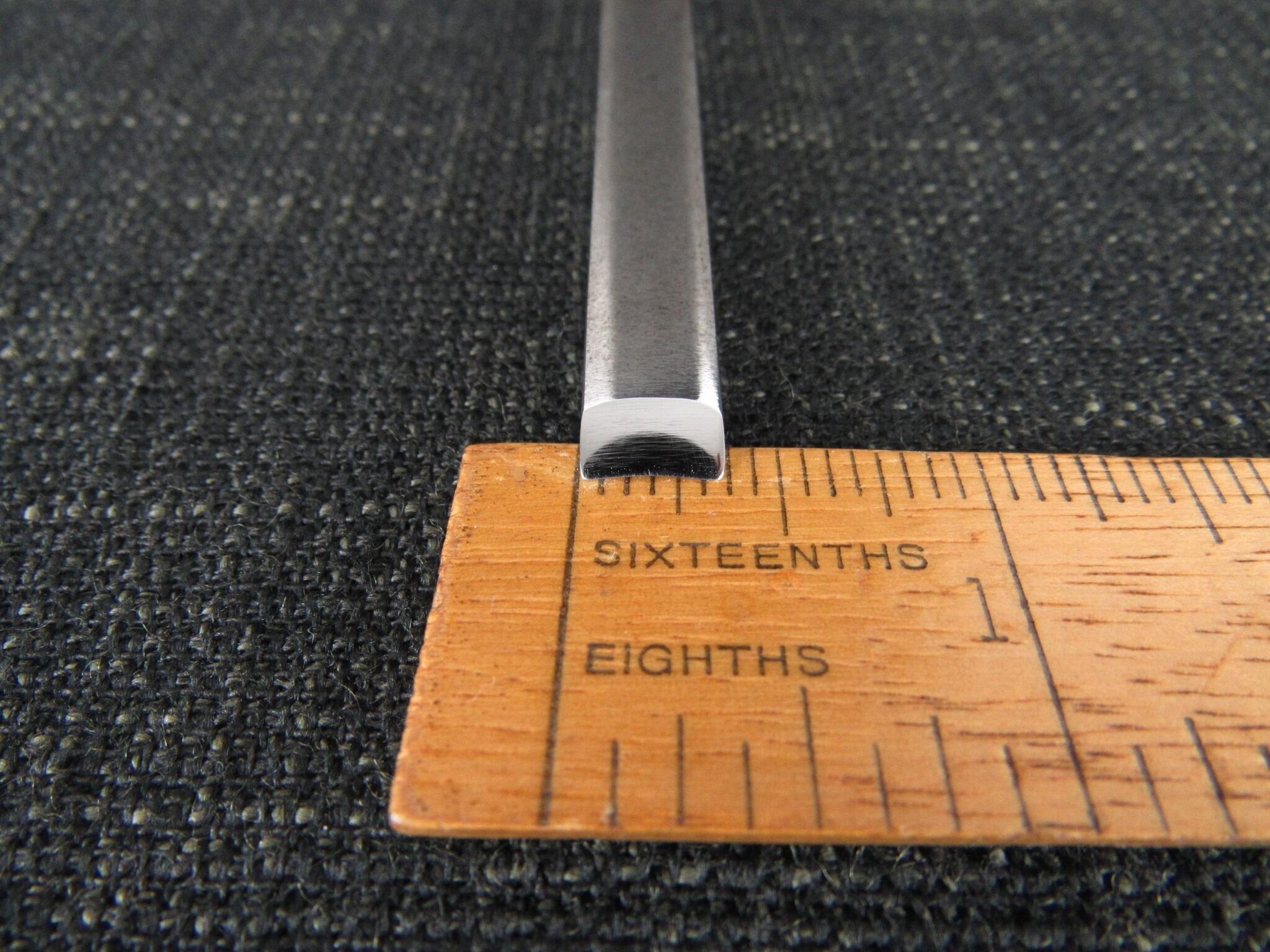 ASHLEY ILES 3/8 inch No 3 Straight Carving Gouge - Bubinga Handle