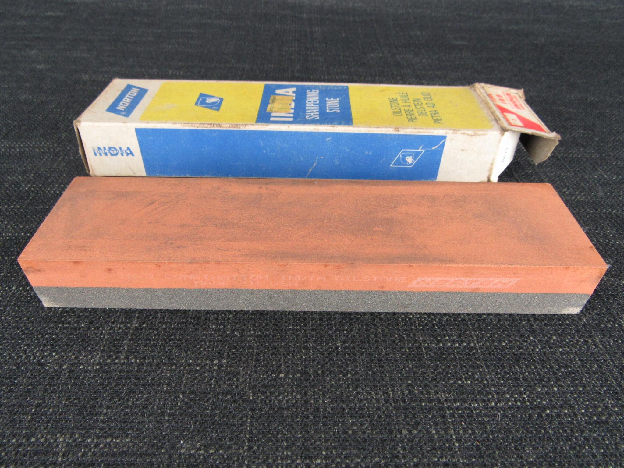 NORTON India IB 8 Combination Oilstone - Sharpening Stone *SOLD*