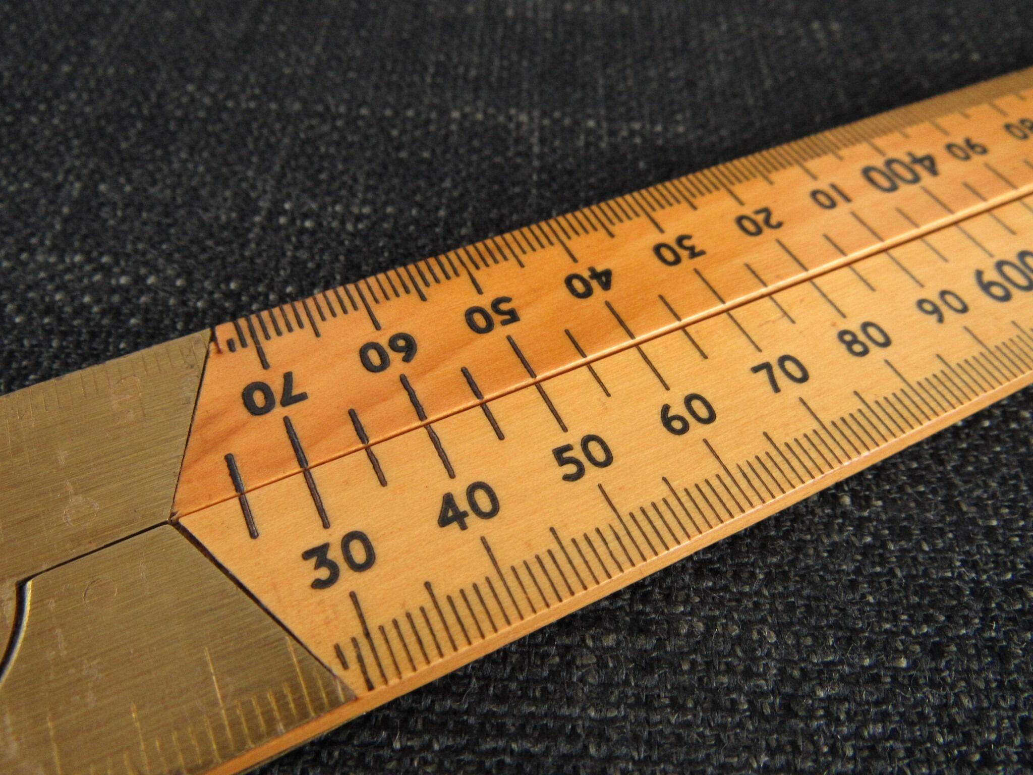 Patent RABONE CHESTERMAN 1162 Imperial & Metric Boxwood Rule - 3ft - 1 ...