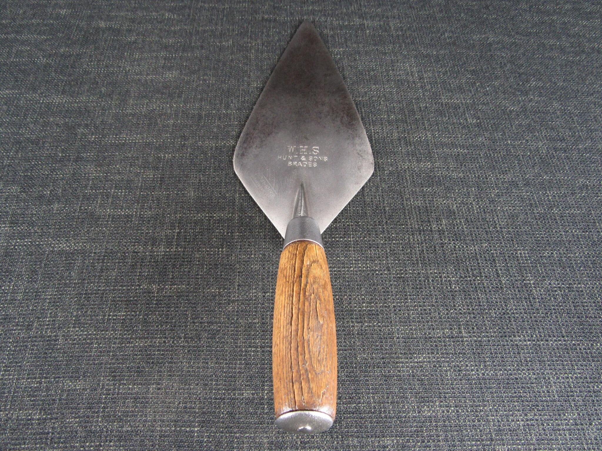 Vintage WHS BRADES 2031 Capped Bricklayers Trowel - 10 inch *SOLD*