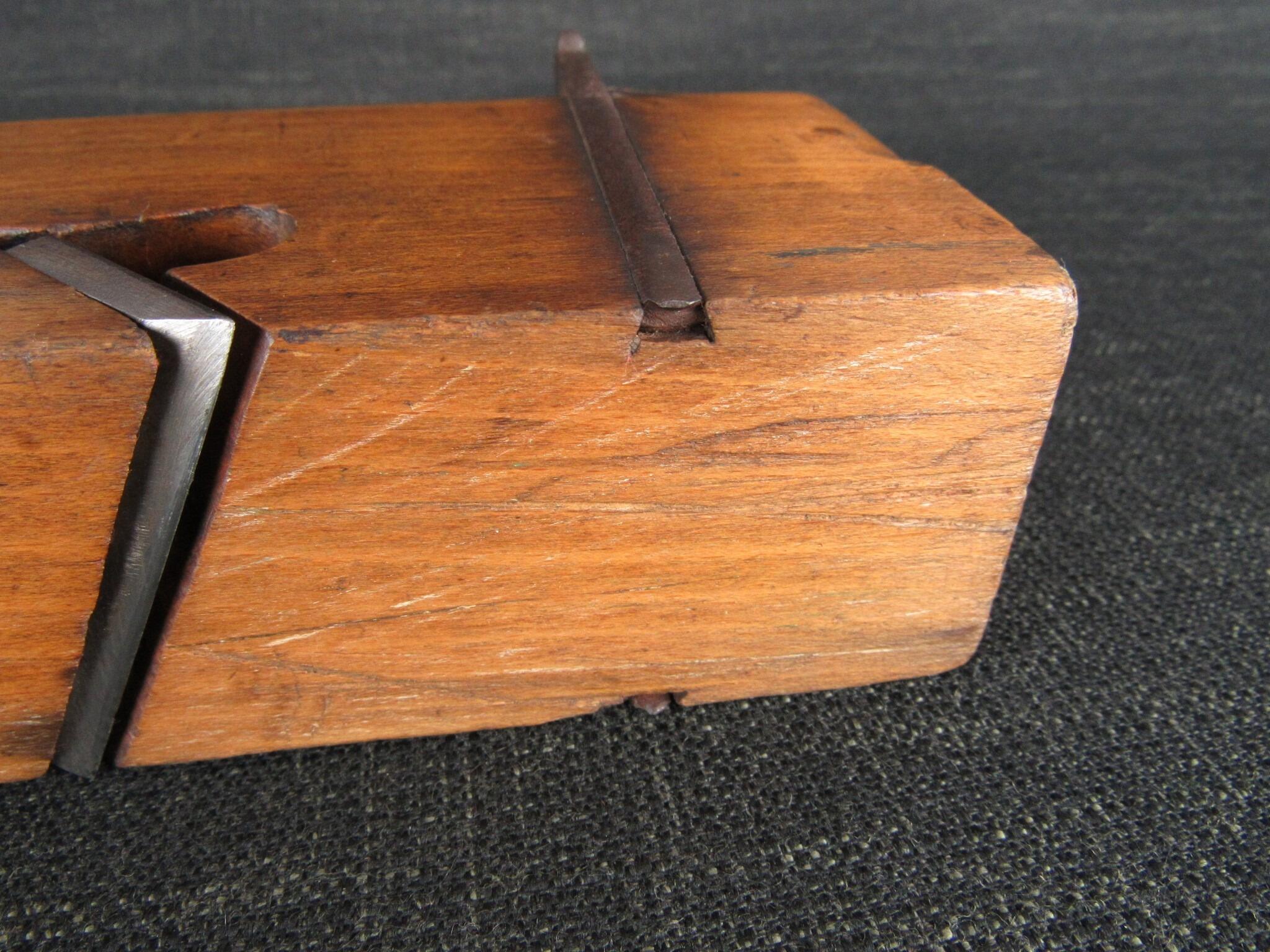 Impressive Large Handled Wooden Skew Rebate Plane *SOLD*