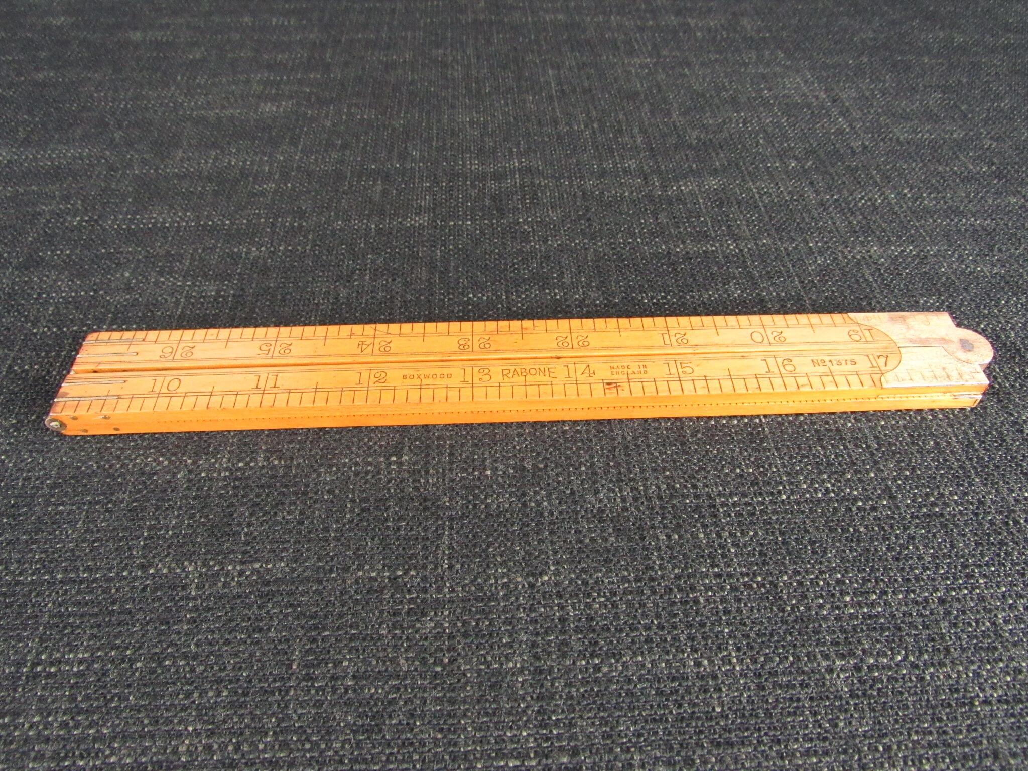 RABONE 1375 Boxwood Rule - 3 foot 4 fold *SOLD*