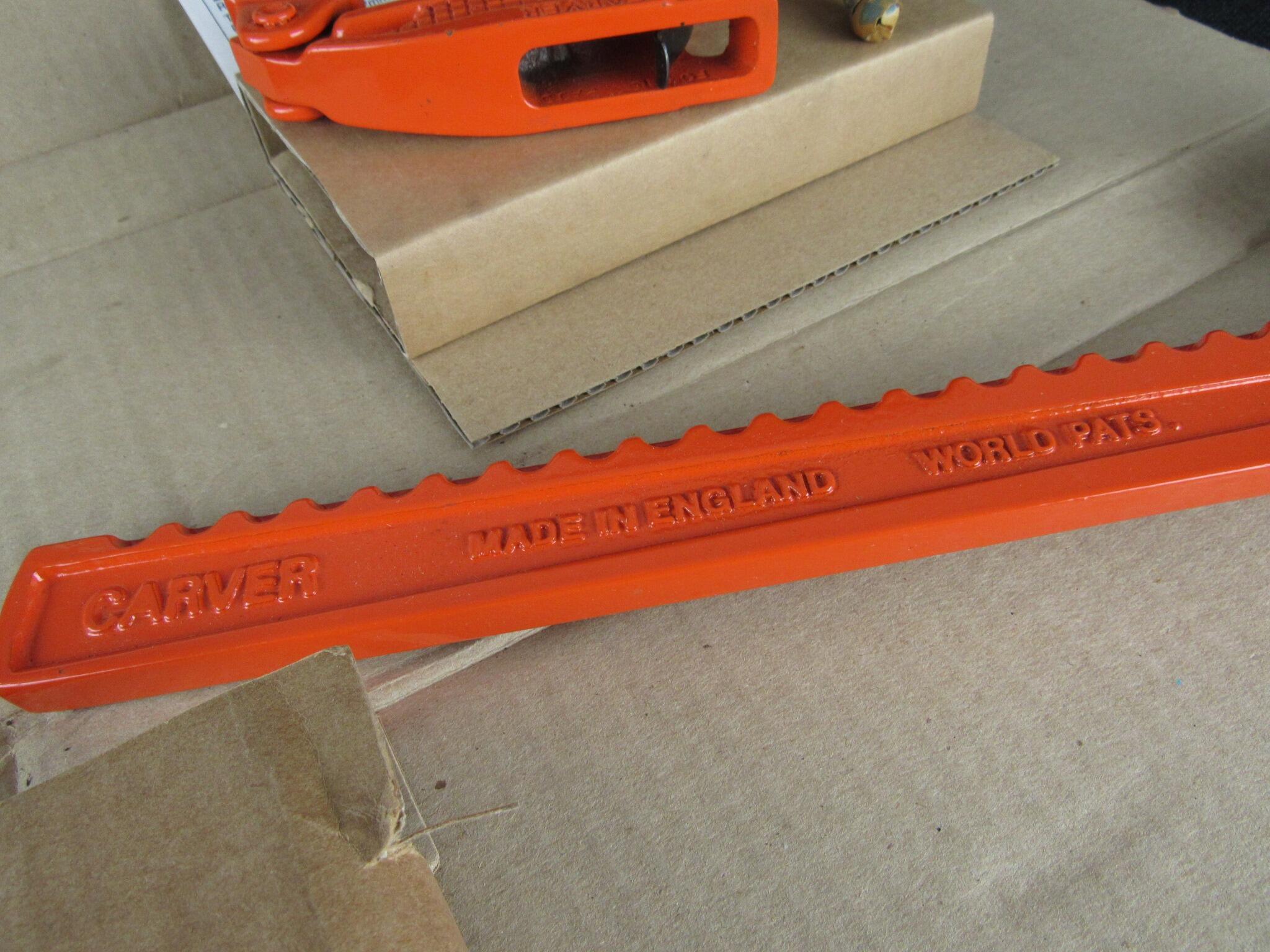 Unused 12 inch 300mm T186 CARVER Rack Clamp *SOLD*