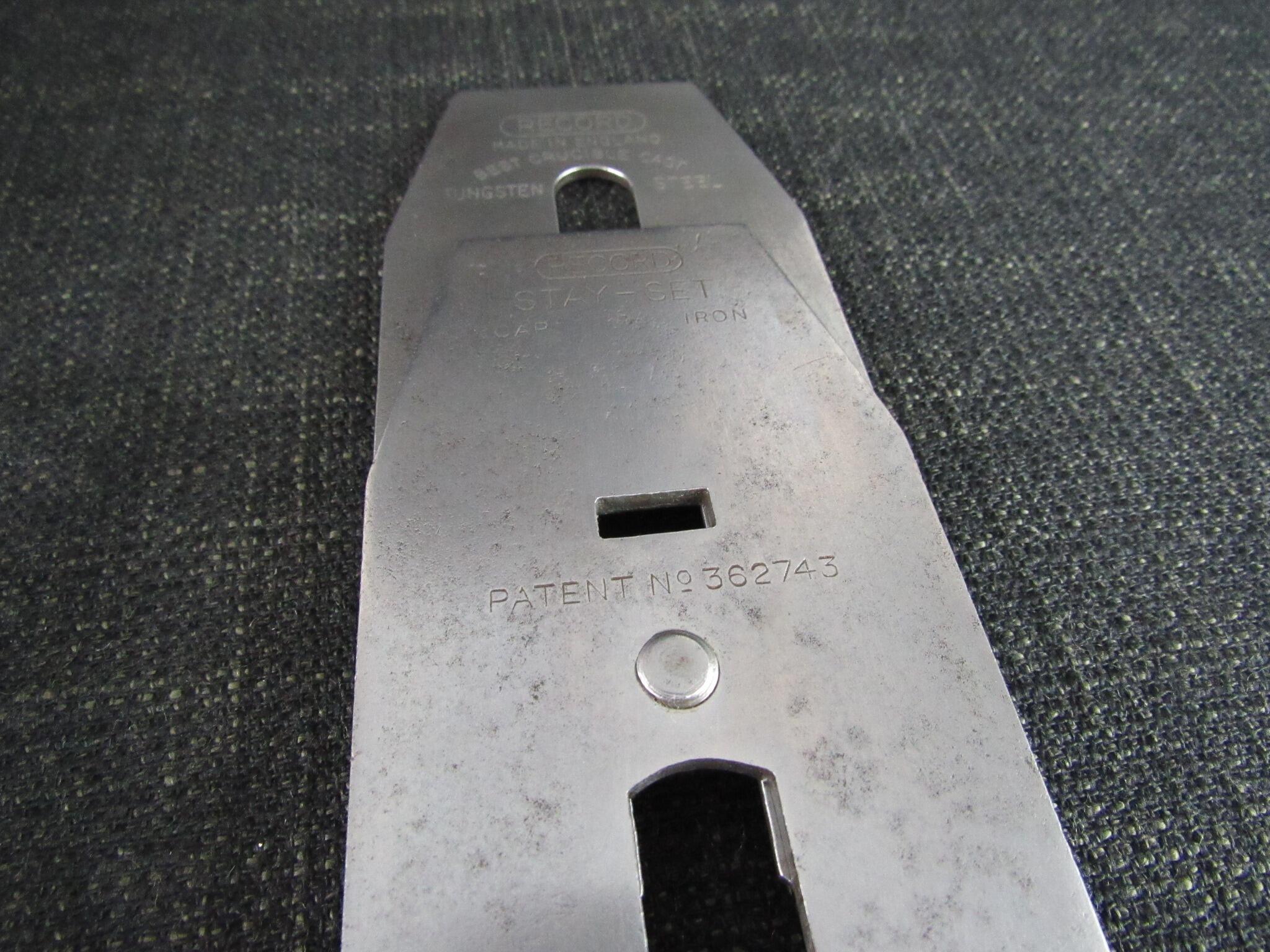 Early RECORD 07 SS Stay Set Jointer Plane
