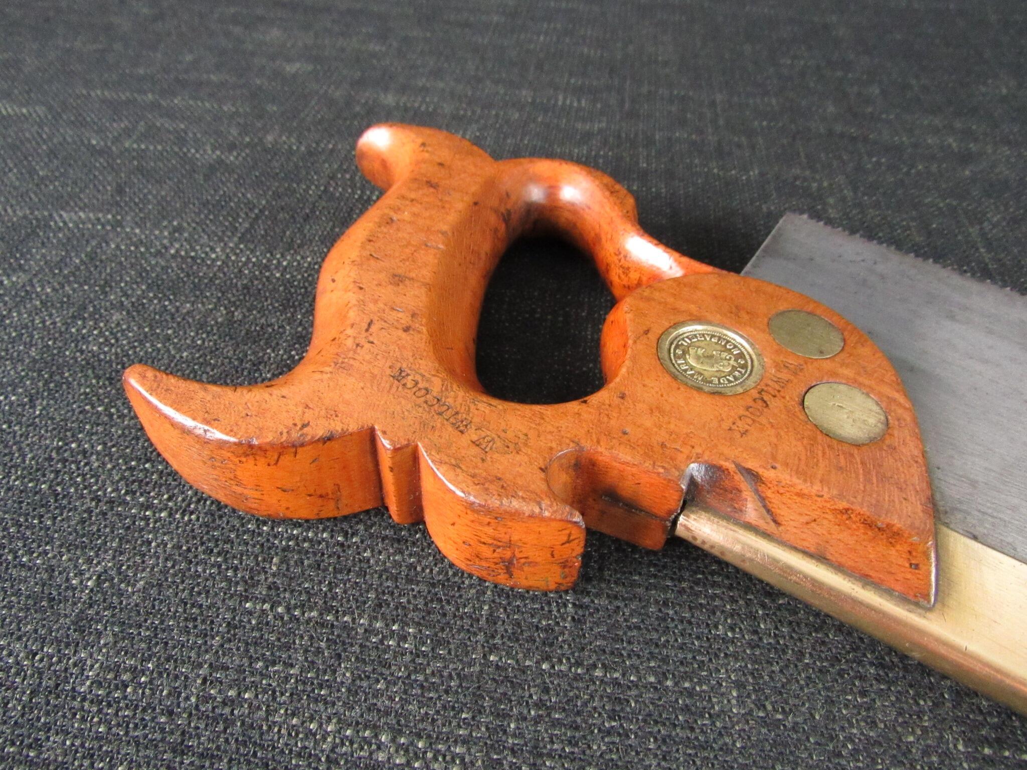 TYZACK 14 inch Brass Back Saw for Frederick Willey of Leeds *SOLD*