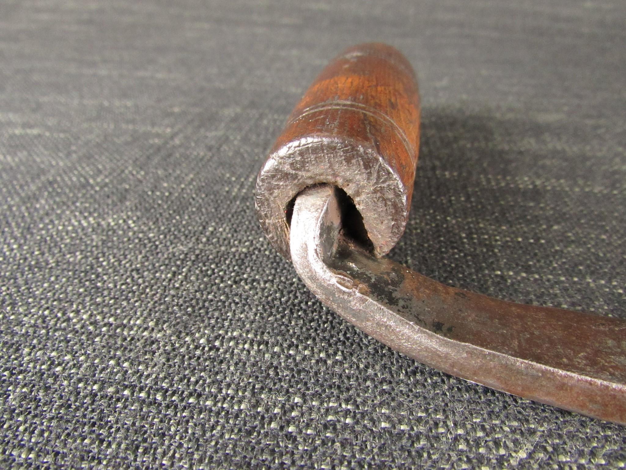 WILLIAM GREAVES Coopers Drawknife or Hollowing Knife *SOLD*