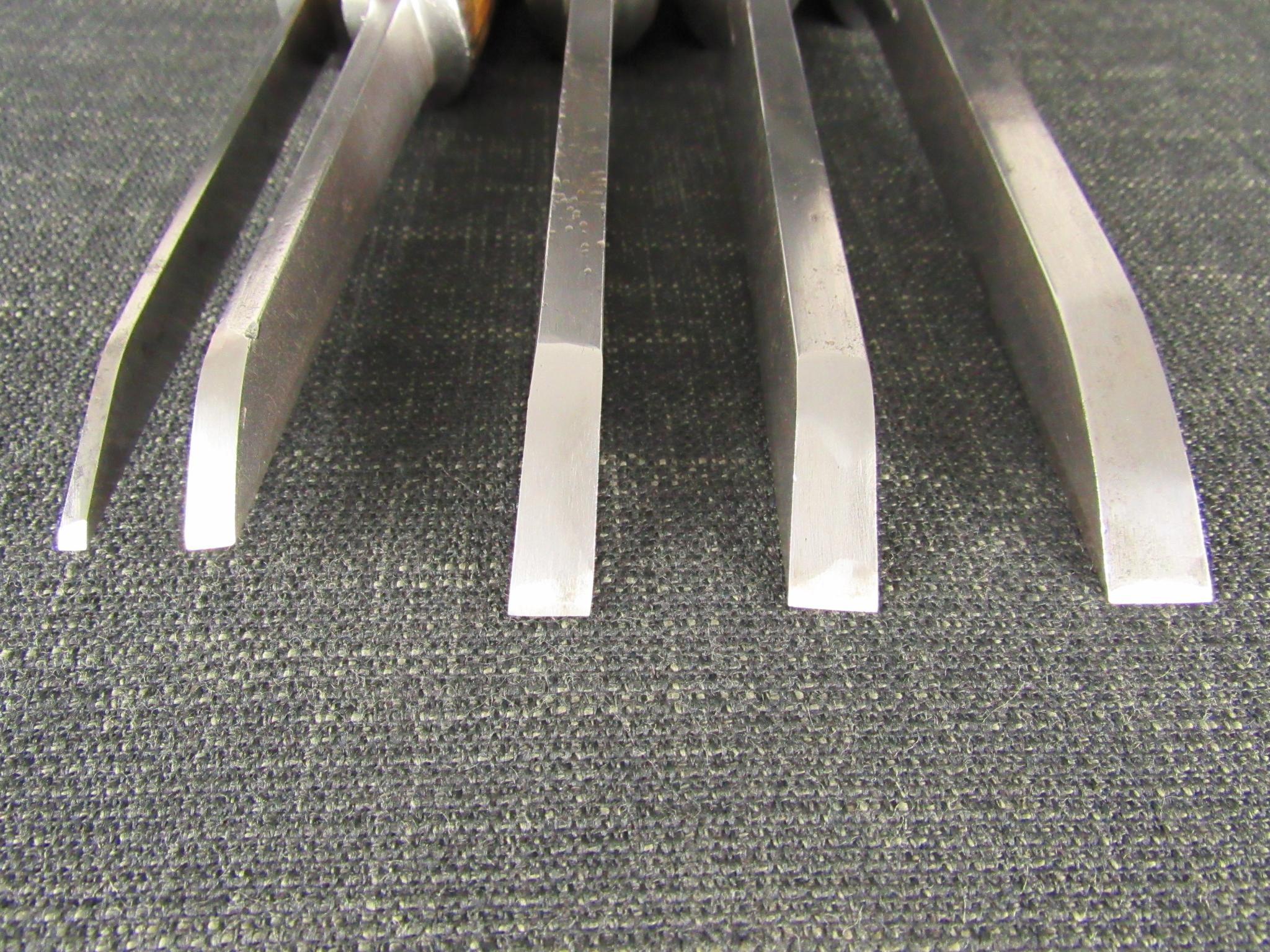 5 MAW & STALEY Pig Sticker Mortice Chisels *SOLD*