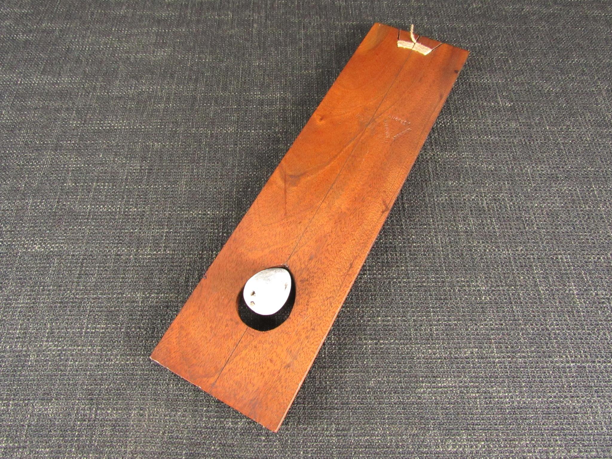 Mahogany Plumb Board *SOLD*