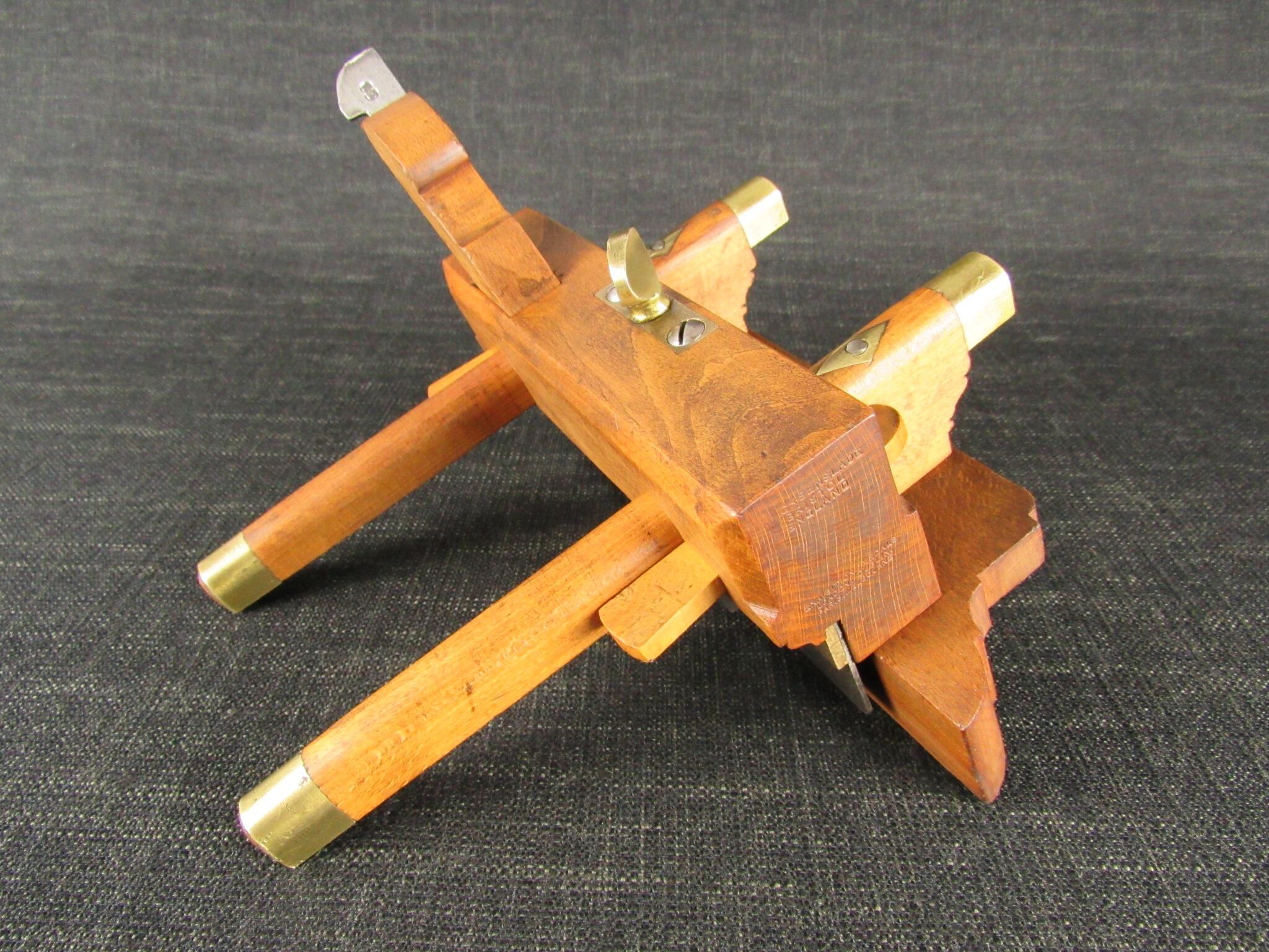 GREENSLADE Wooden Plough Plane with Irons *SOLD*