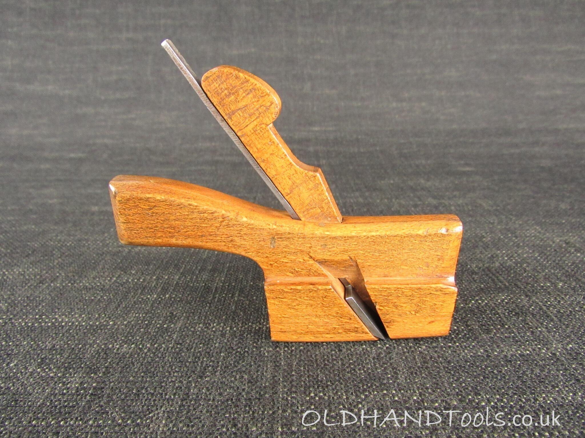 Miniature Wooden Tailed Round Thumb Plane by MOSELEY ? *SOLD*