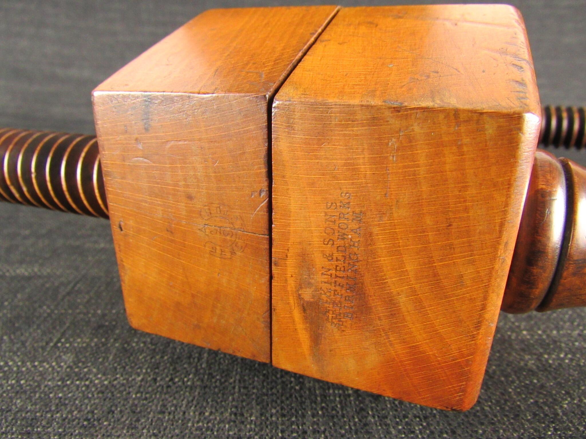 ATKIN Large Adjustable Wooden Rounder Plane - Stail Engine *SOLD*