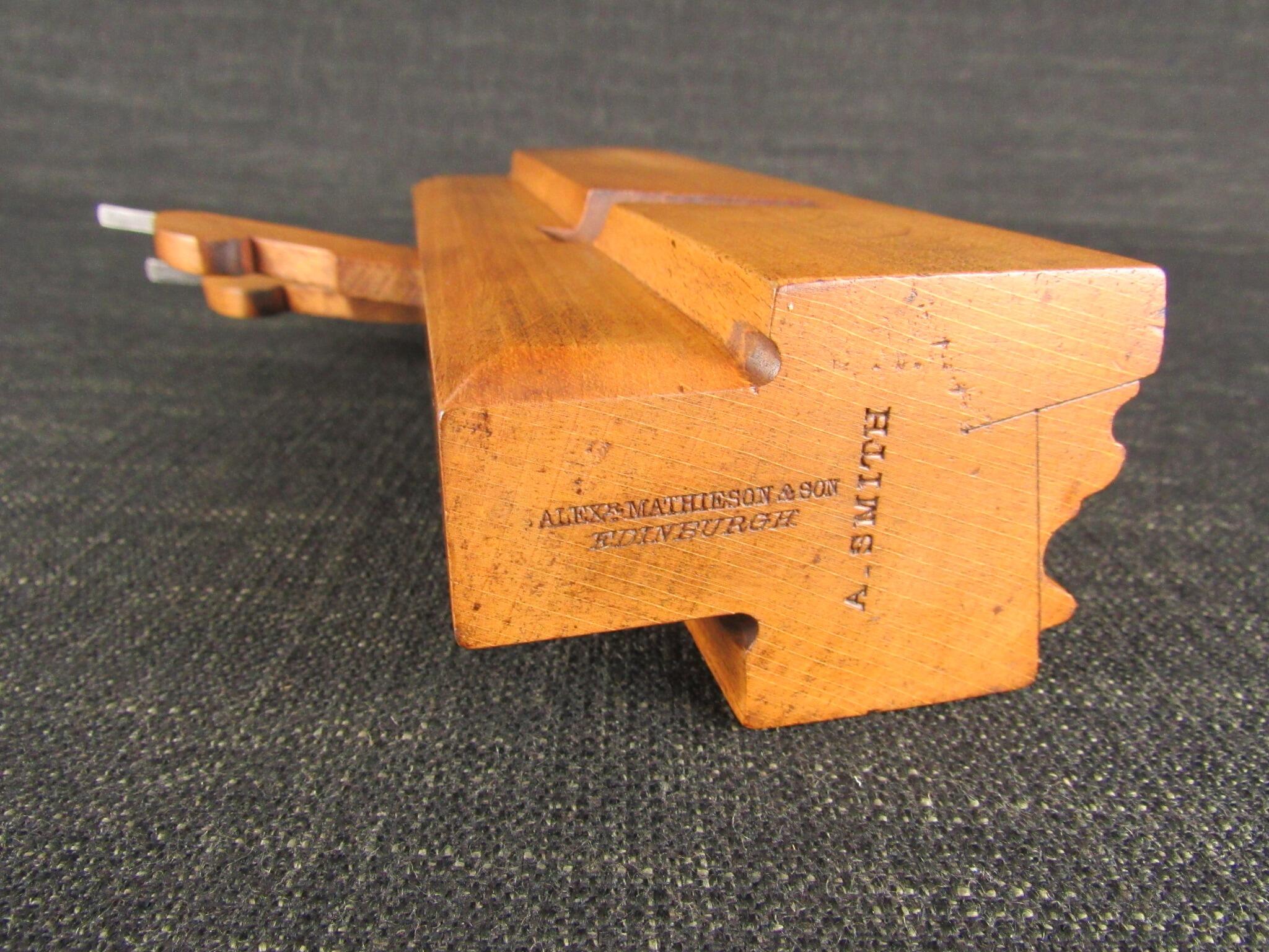 MATHIESON Twin Iron Complex Moulding Plane *SOLD*
