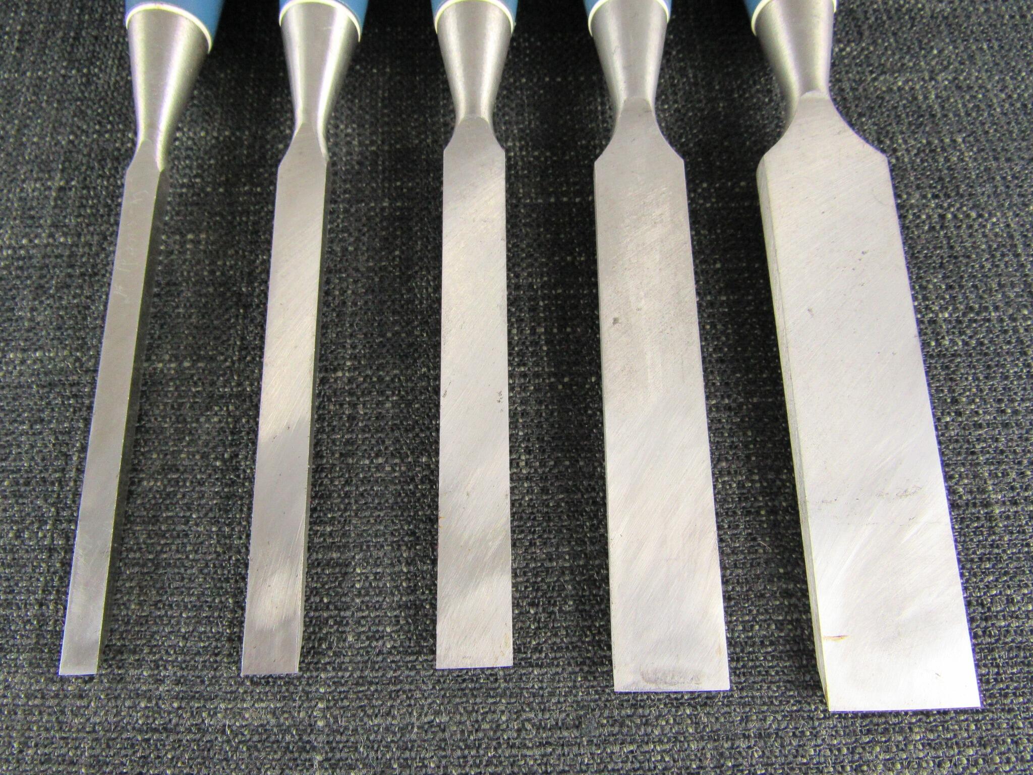 Set of 5 STANLEY 5003 Firmer Chisels - Made in England *SOLD*