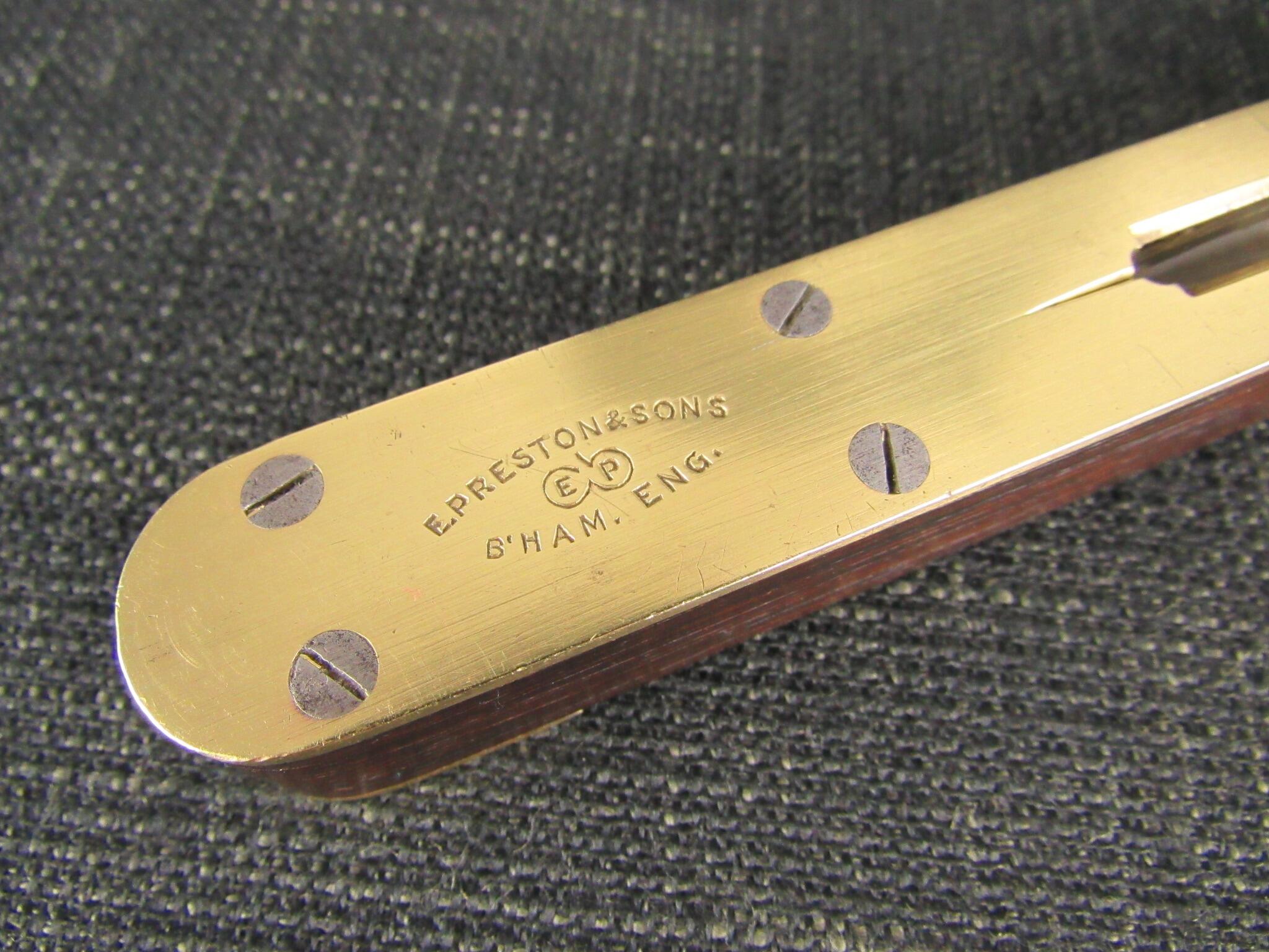 EDWARD PRESTON Rosewood Spirit Level - 8 inch *SOLD*