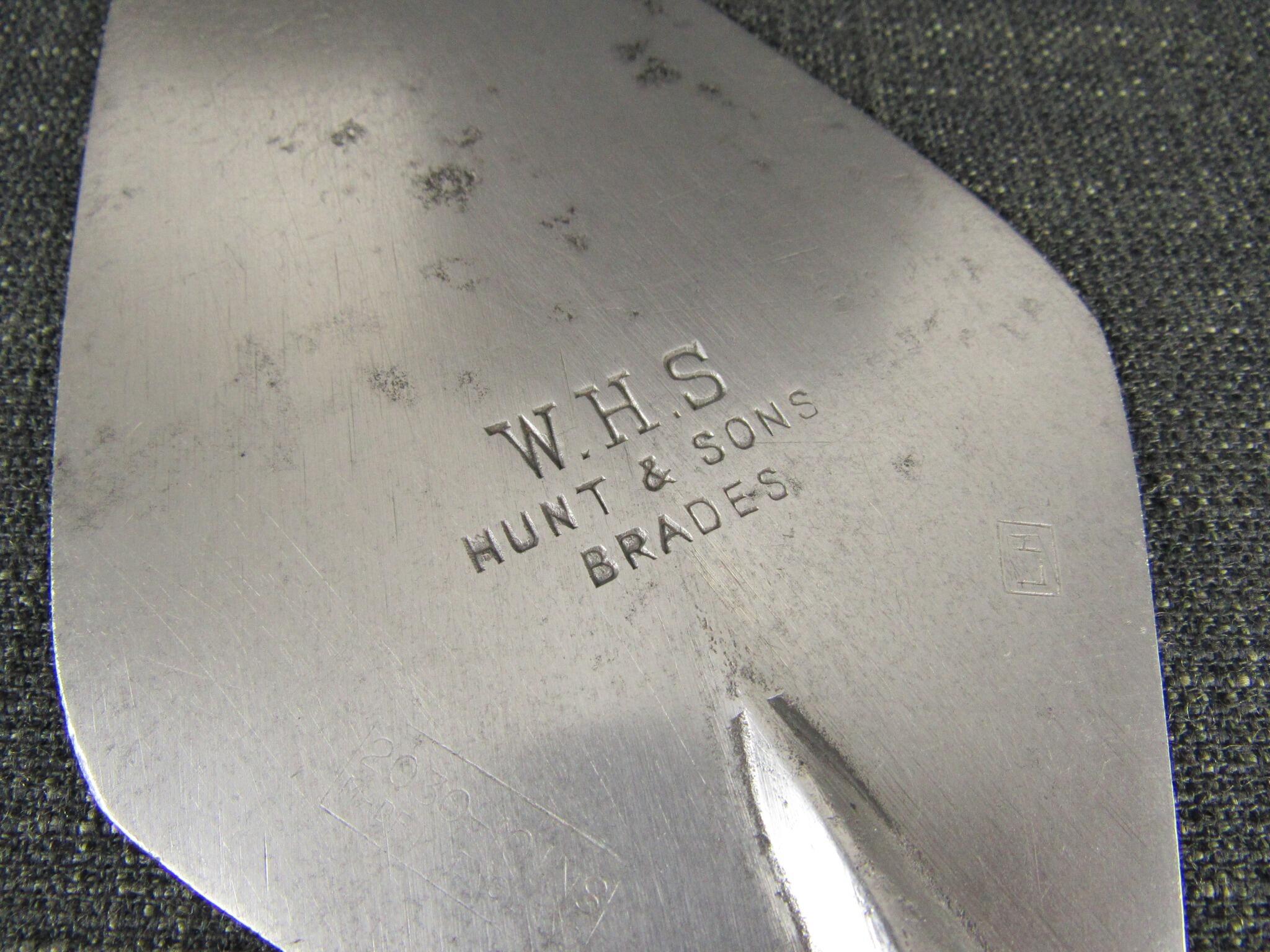 Vintage Left Handed WHS BRADES 2030 Bricklayers Trowel - 10 inch *SOLD*