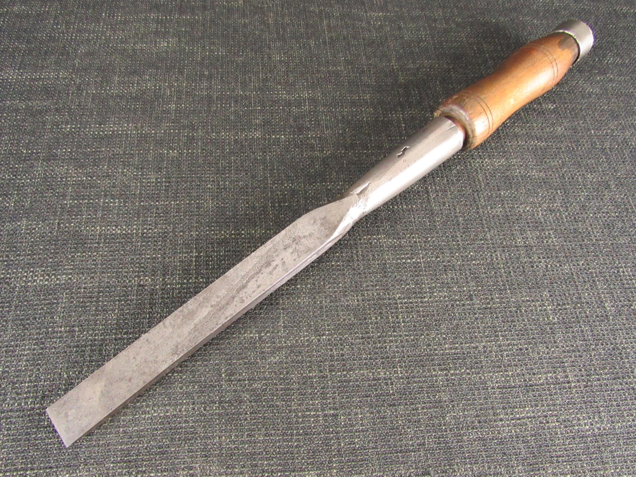 Heavy Laminated Socket Chisel by THOMAS BLOOR *SOLD*