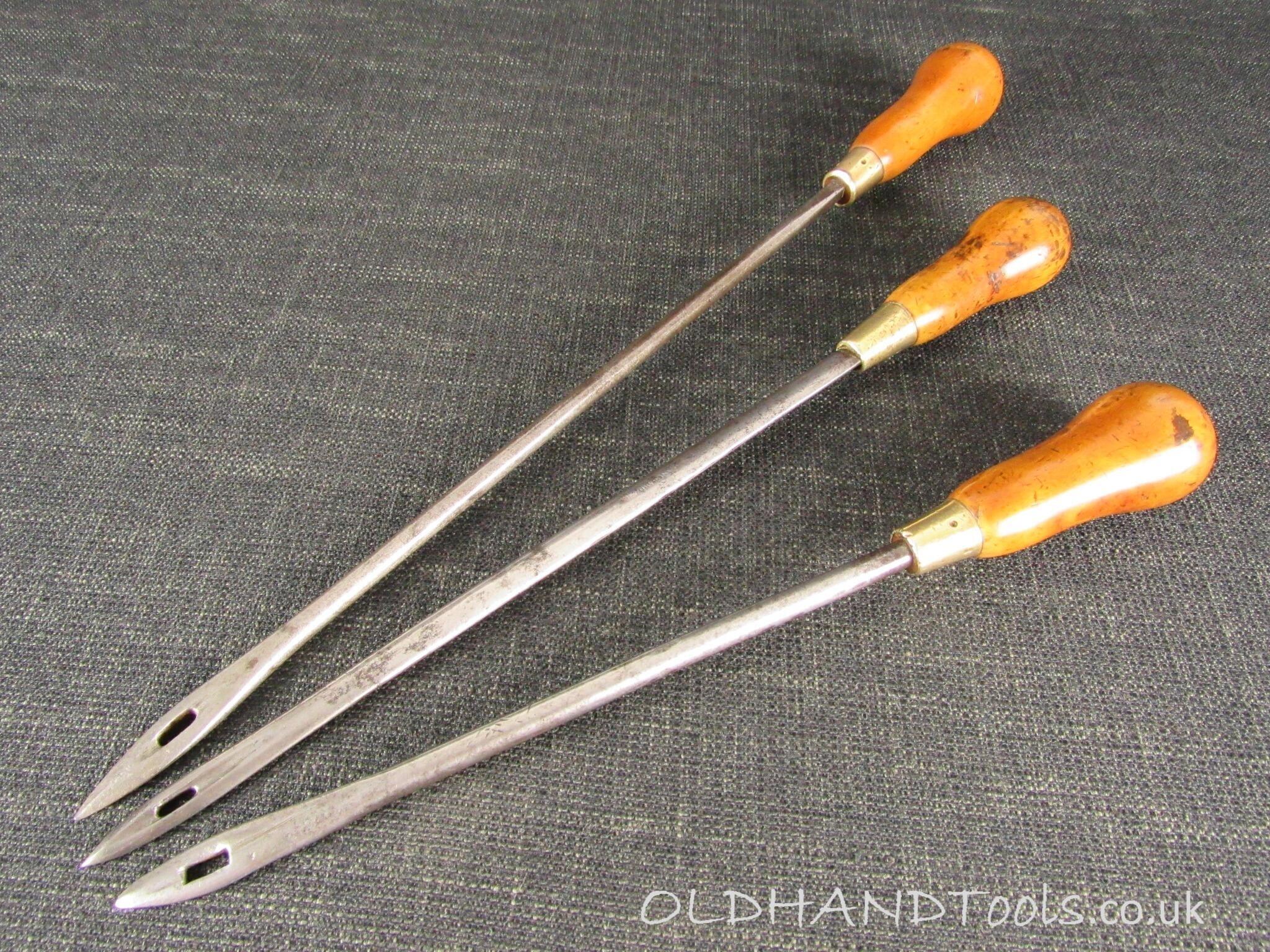 3 Saddlers & Harness Makers Collar Awls - BLANCHARD *SOLD*