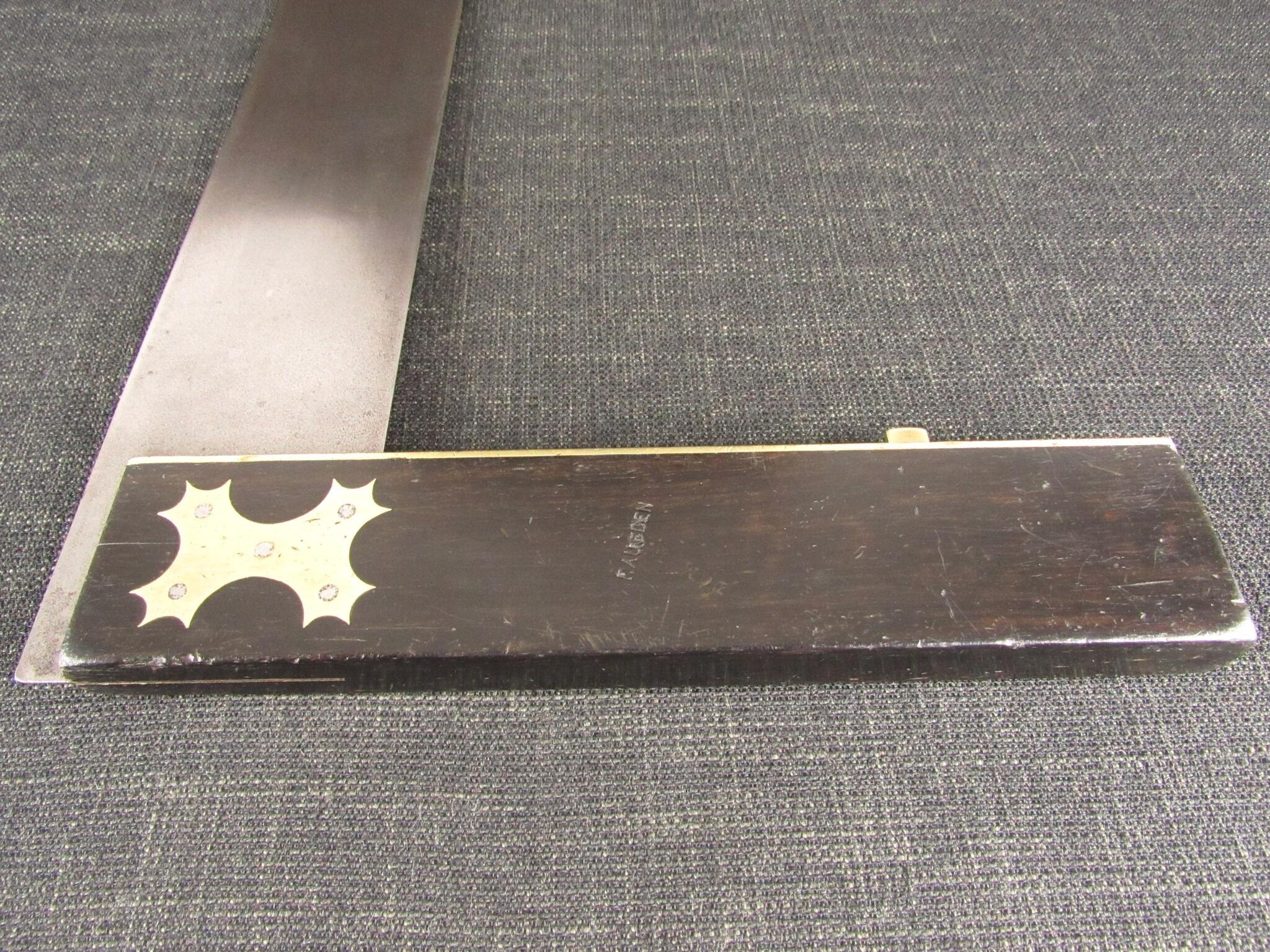 18 inch Large Ebony Try Square *SOLD*