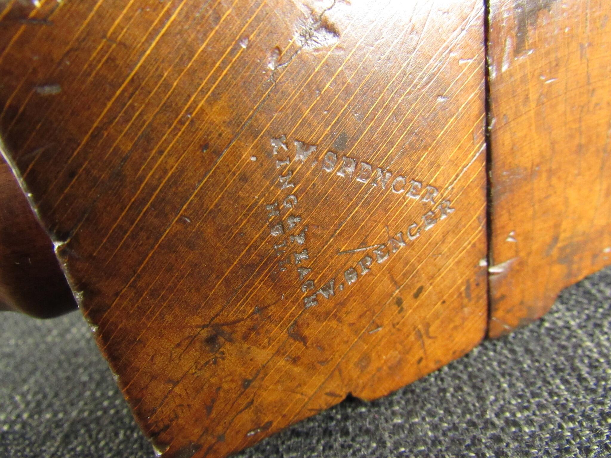 KING & PEACH Adjustable Wooden Rounder Plane - Stail Engine *SOLD*