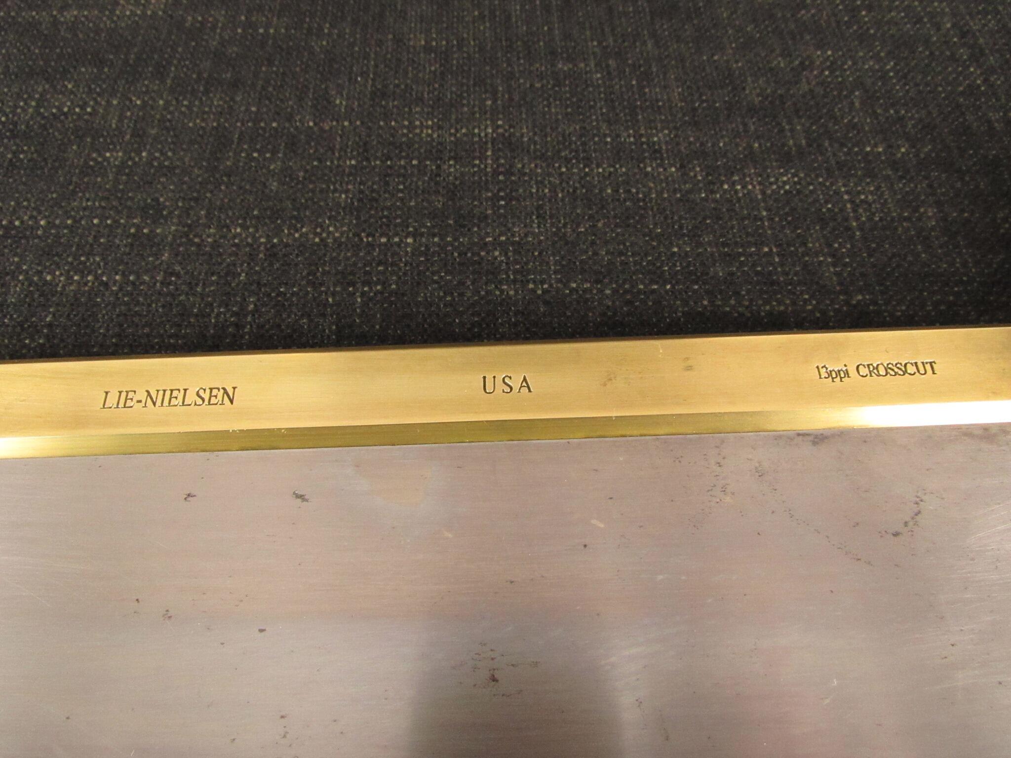 LIE NIELSEN Crosscut Tenon Saw - 12 inch 13ppi *SOLD*