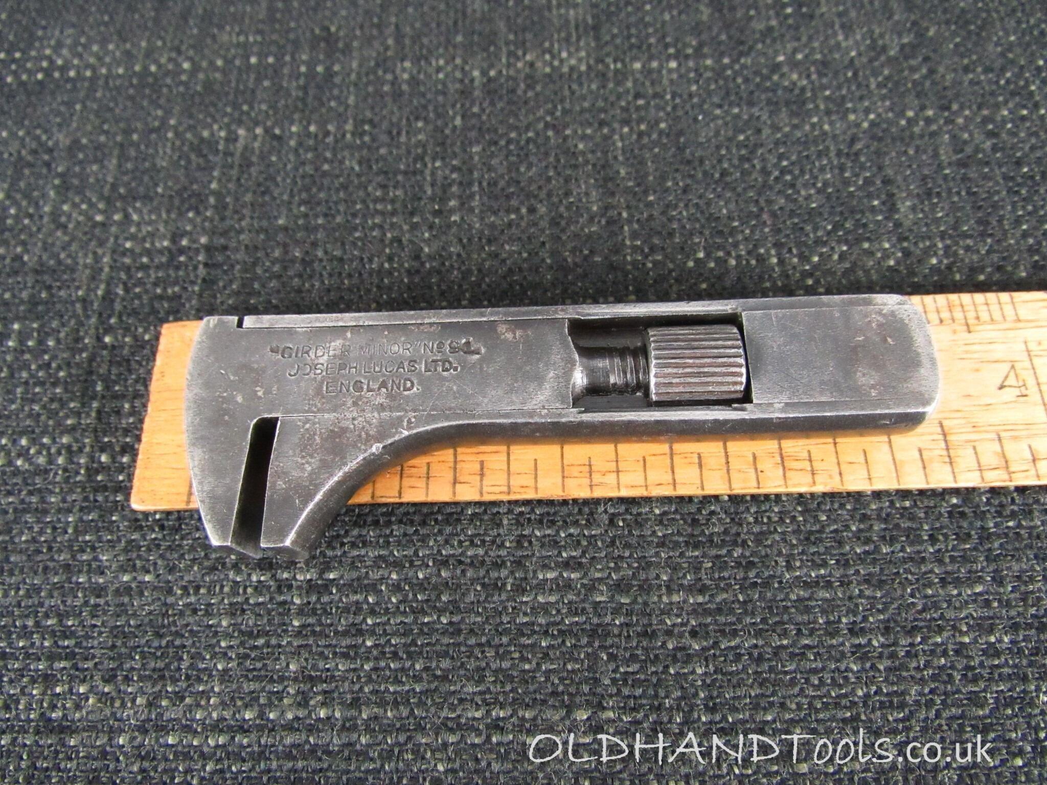 JOSEPH LUCAS Girder Minor No 90 Small Adjustable Spanner Wrench *SOLD*