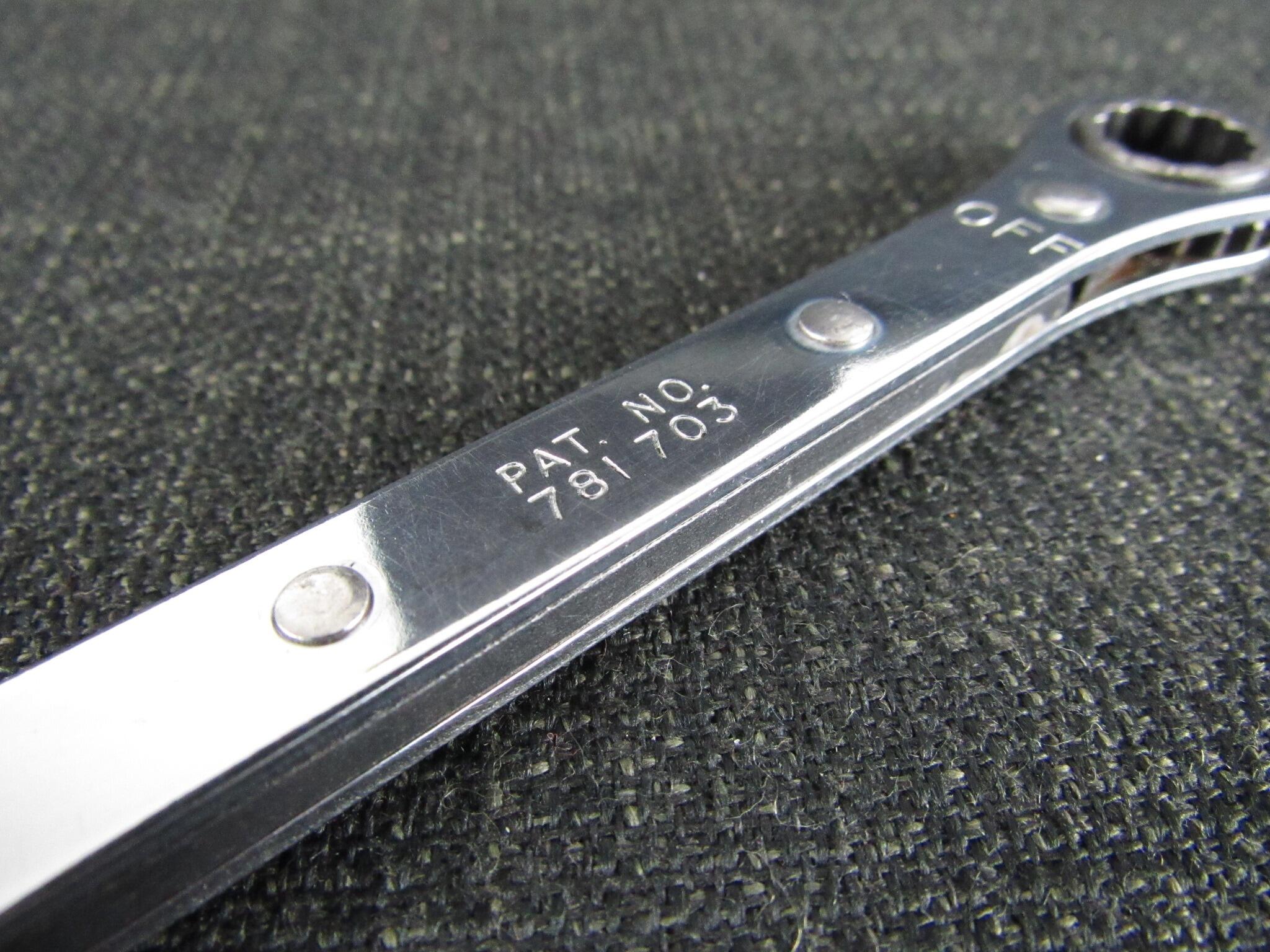 SNAP ON R1214A Spline Ratcheting Box Wrench - 3/8 & 7/16 inch - Made in ...