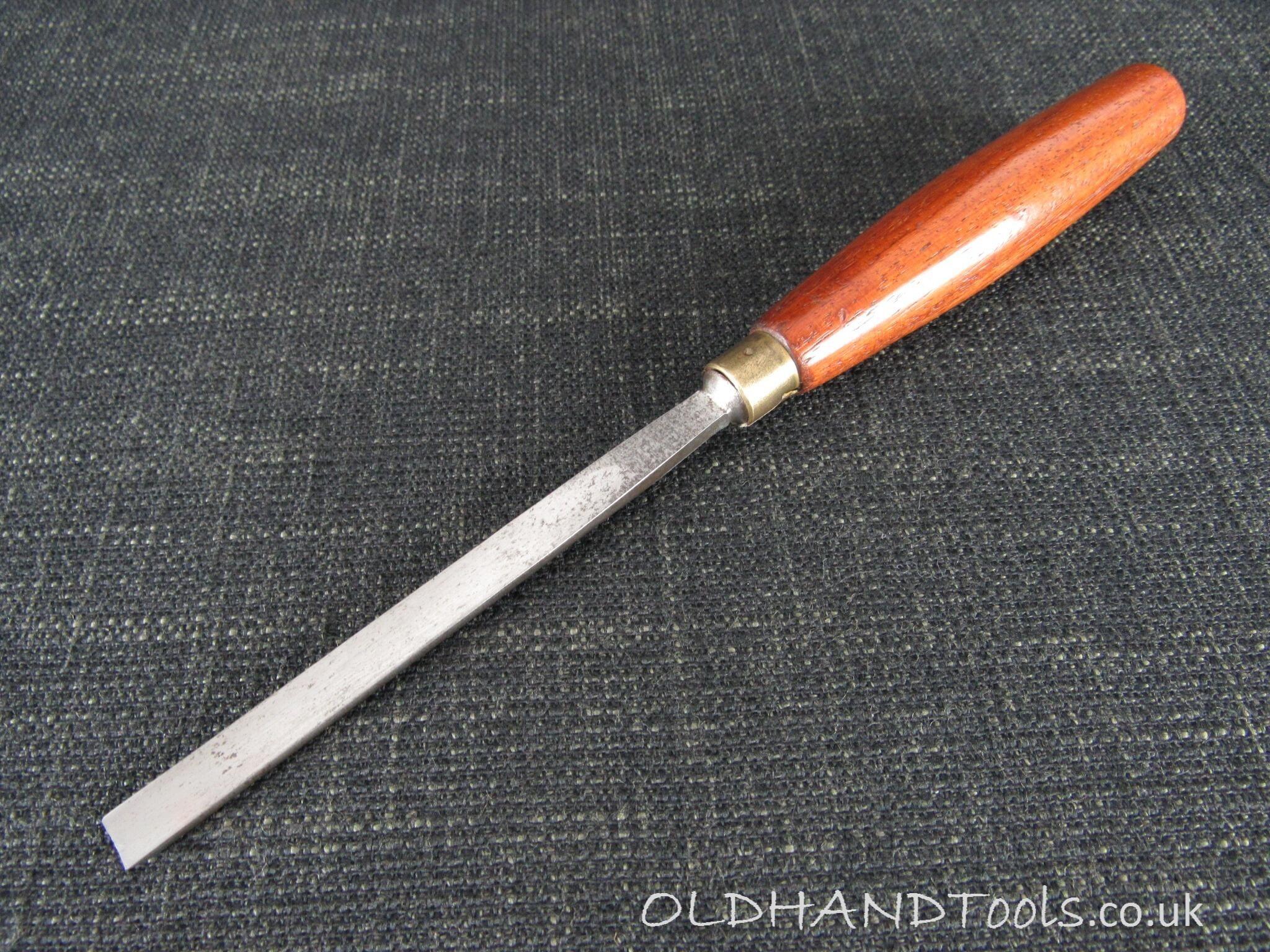 ASHLEY ILES 3/8 inch No 3 Straight Carving Gouge - Bubinga Handle
