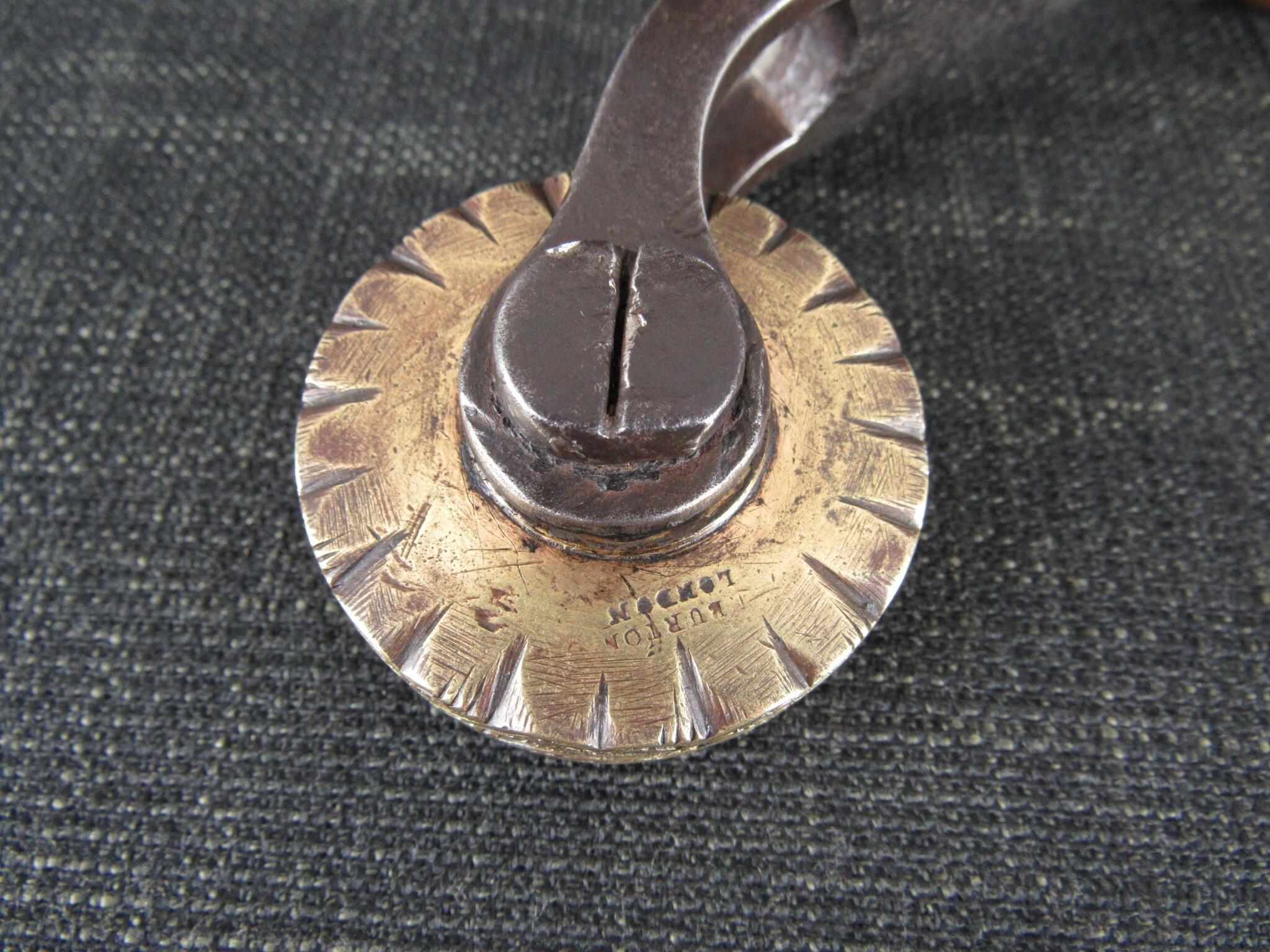 Antique Bookbinders Brass Finishing Wheel Tool or Pattern Roll by ...