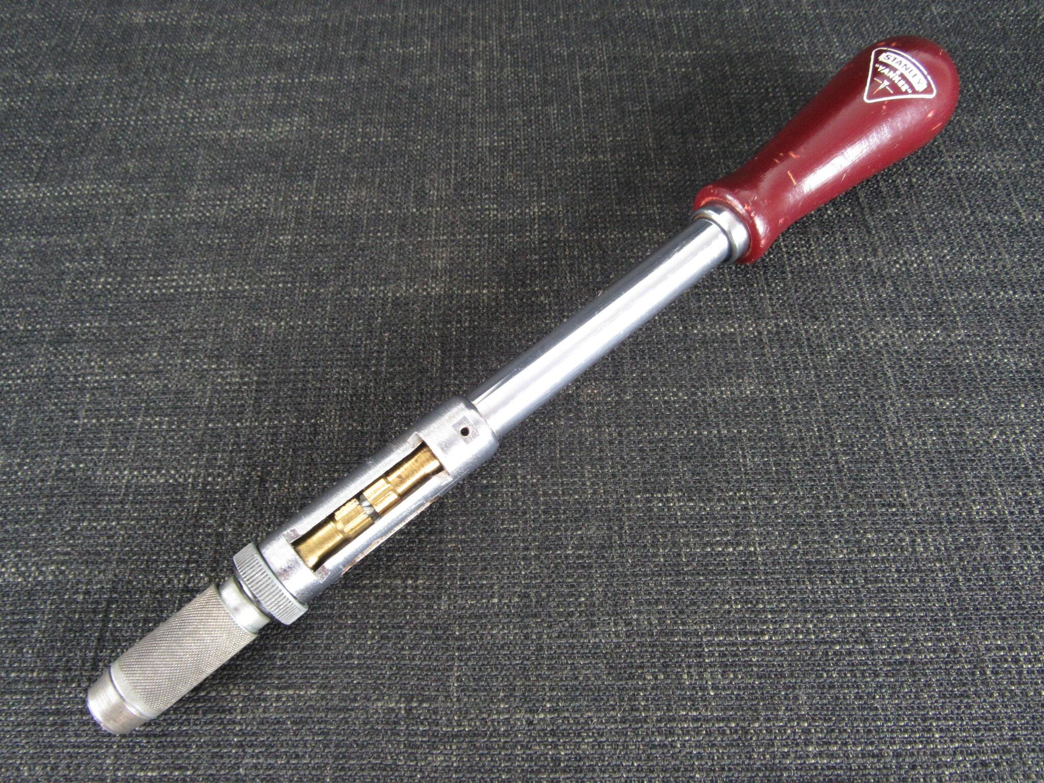 Salesmans Sample of a STANLEY Yankee 130A Spiral Ratchet Screwdriver