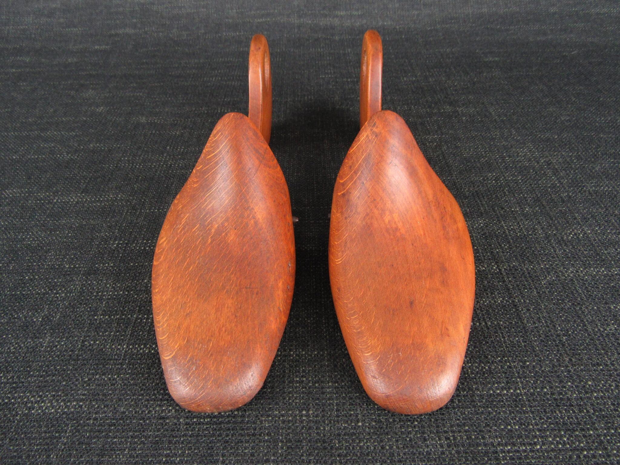Pair of Unusual Wooden Shoe Trees or Keepers - Shoe Lasts